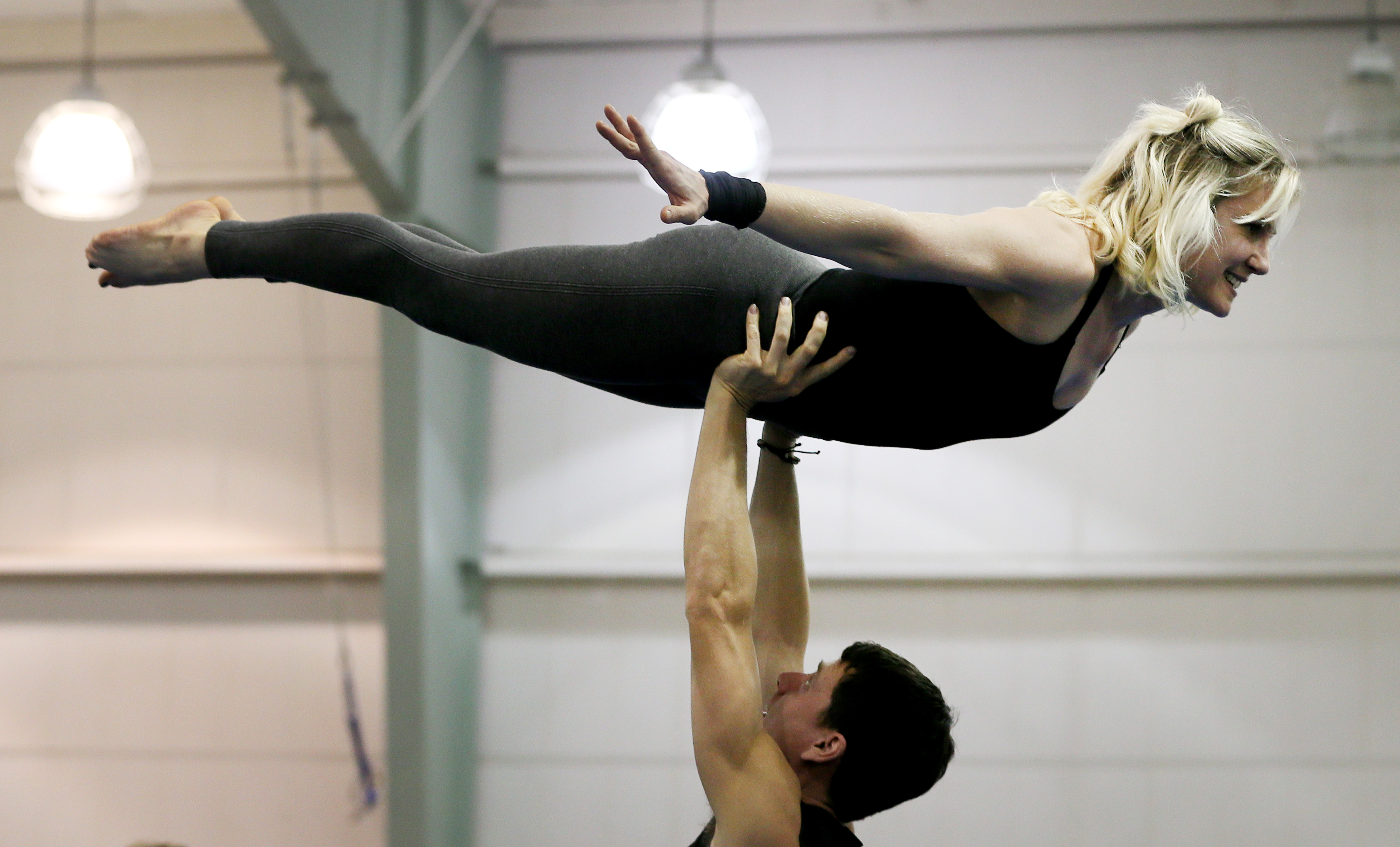 Jaime Bouvier - side hustle - aerial acrobatic performer - cleveland.com