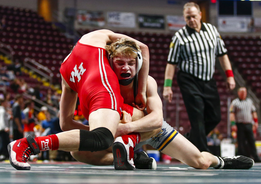 Second round consolations in PIAA Class 2A team wrestling championships ...
