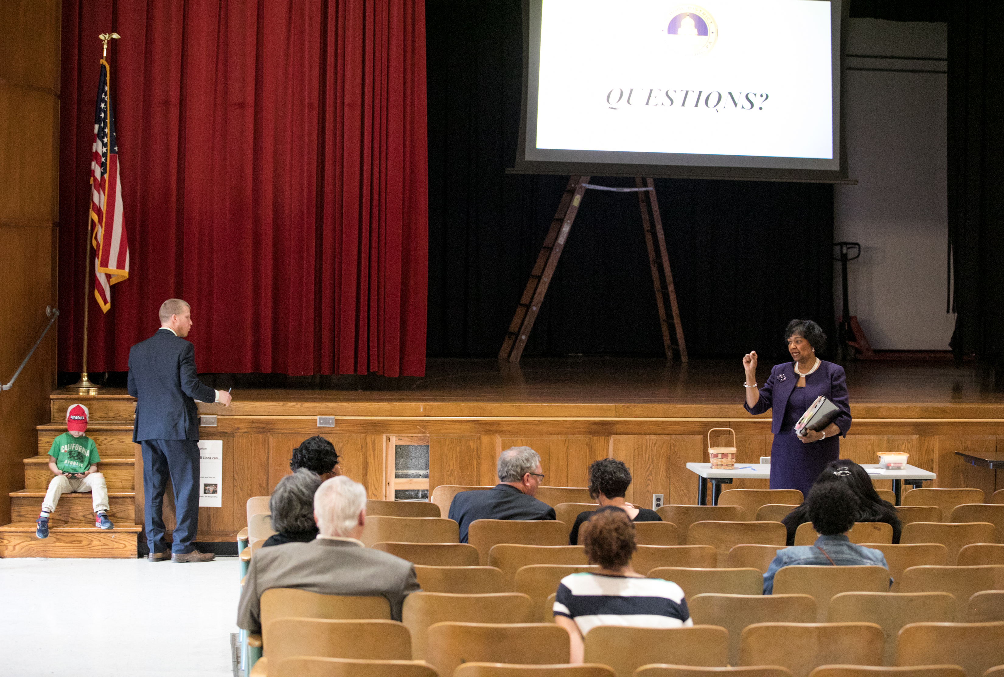 Hbg School District Chief Recovery Officer, Dr. Janet C. Samuels speaks ...