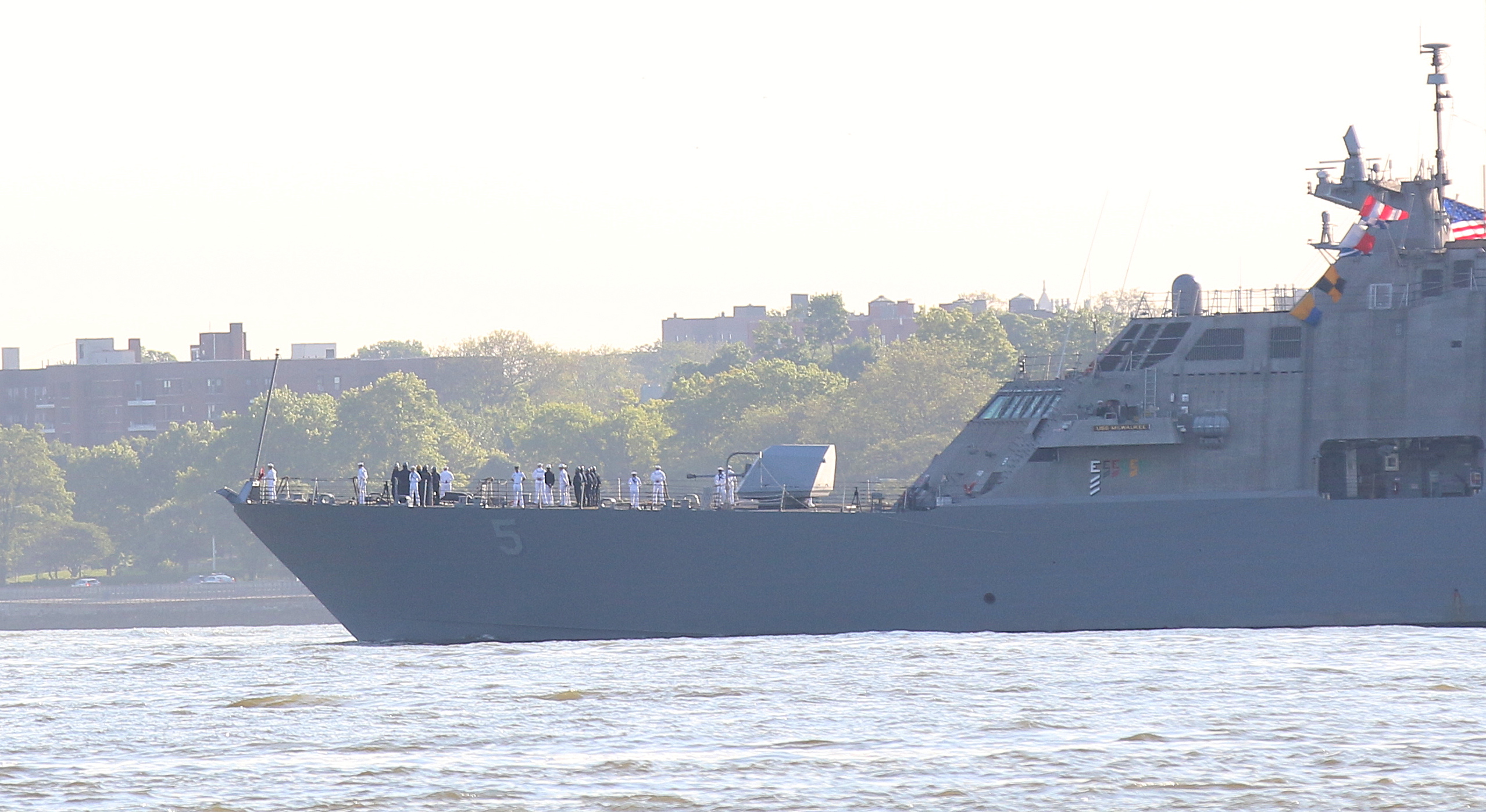 Fleet week 2019 kicks off with a beautiful Parade of Ships - silive.com