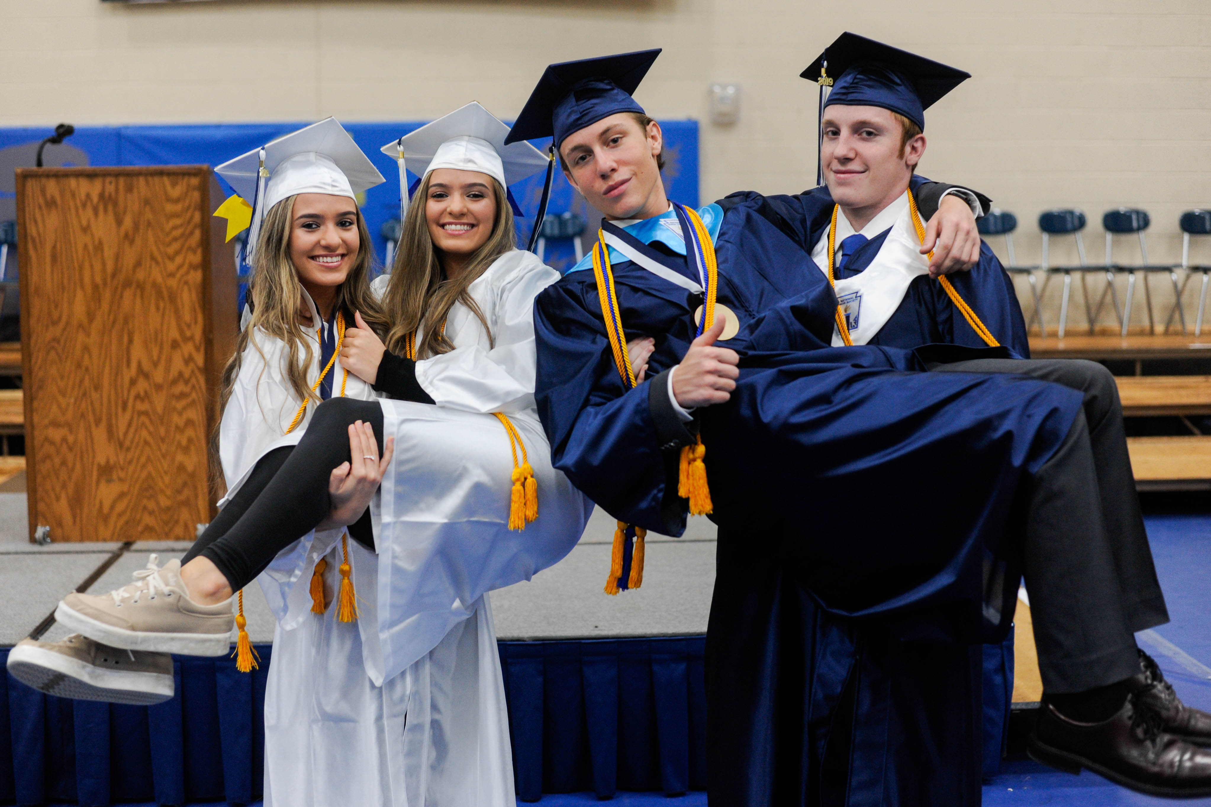 Two sets of twins graduate with honors from Grass Lake High School ...
