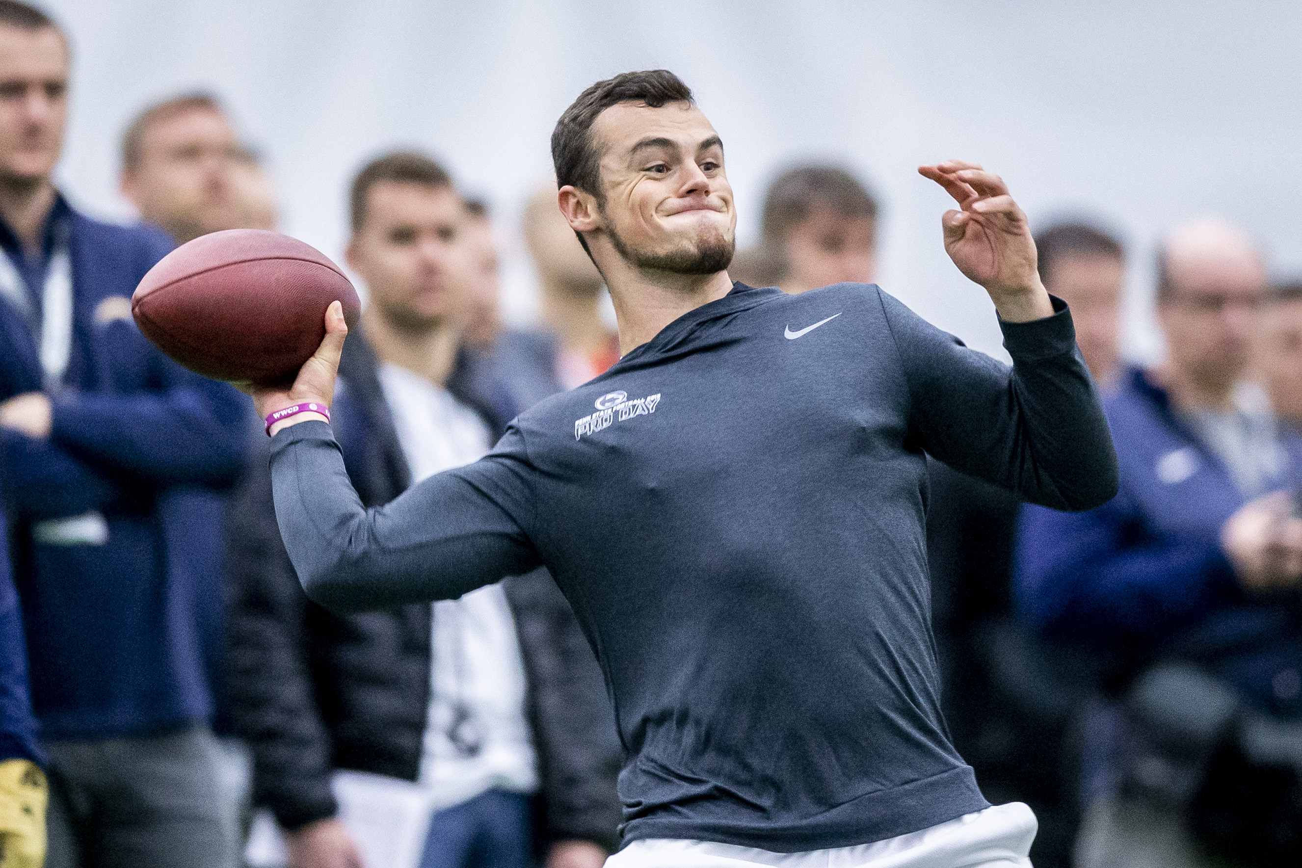 Trace McSorley at Penn State Pro Day - pennlive.com