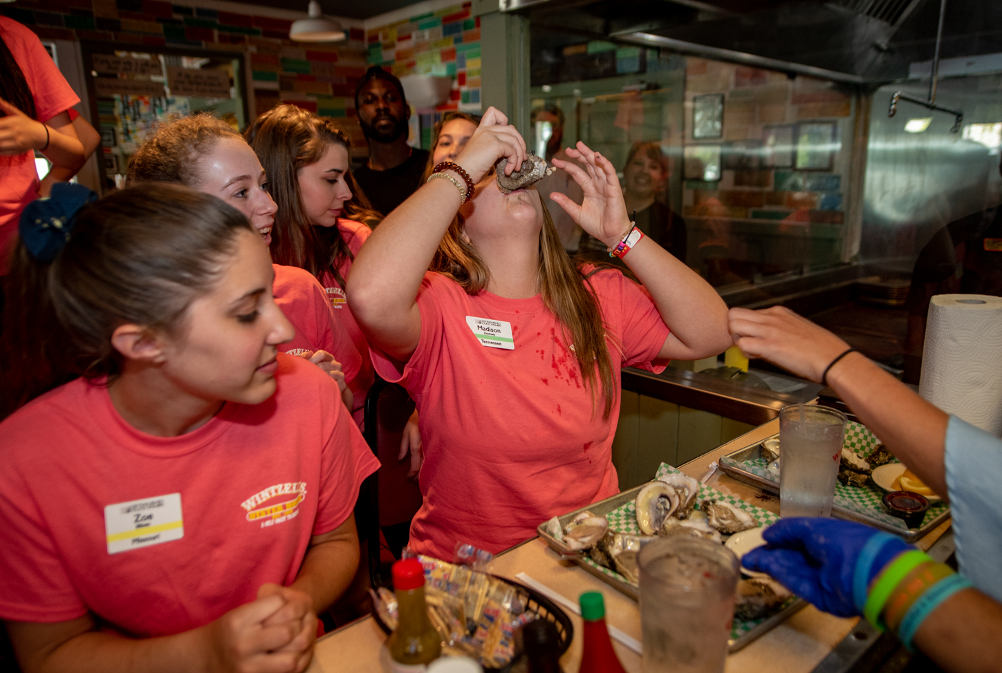 Distinguished Young Women oyster-eating contest 2019 - al.com