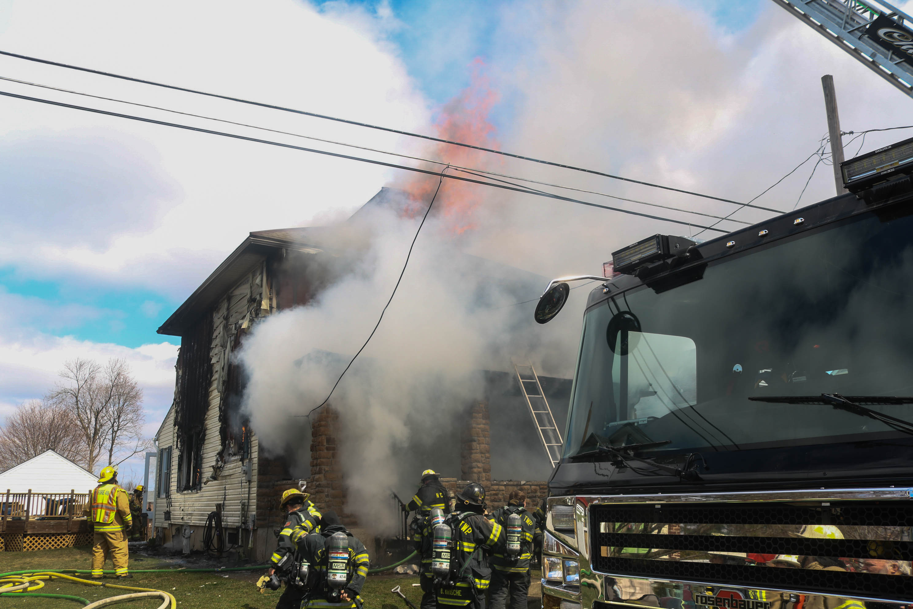 Home gutted by fire in Northampton - lehighvalleylive.com