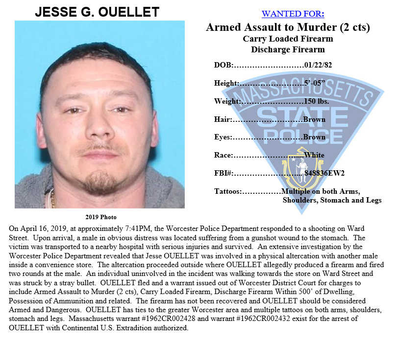 Massachusetts State Police add men wanted in Worcester, West ...
