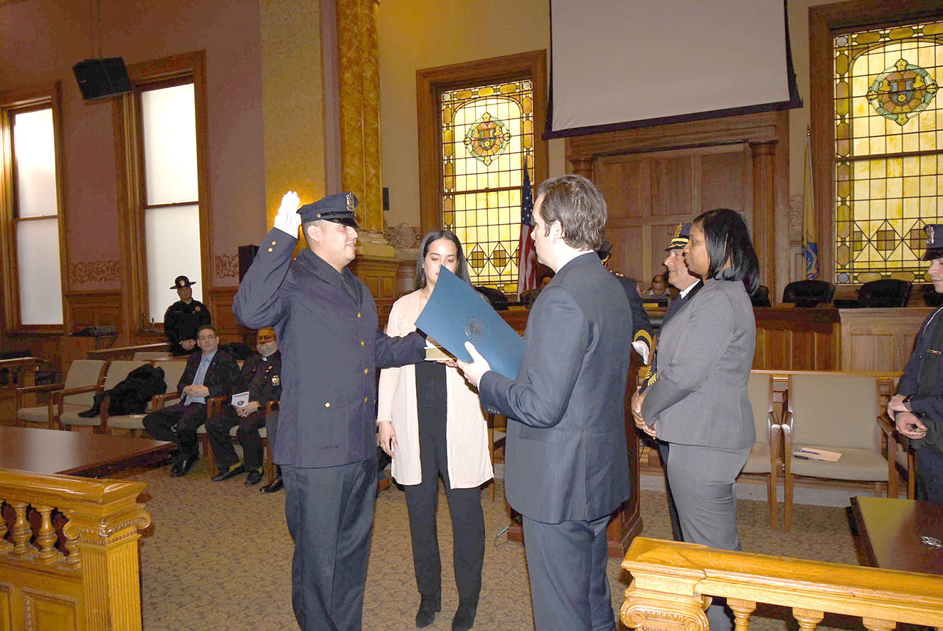9 new police officers sworn in by Jersey City, March 5, 2019 - nj.com