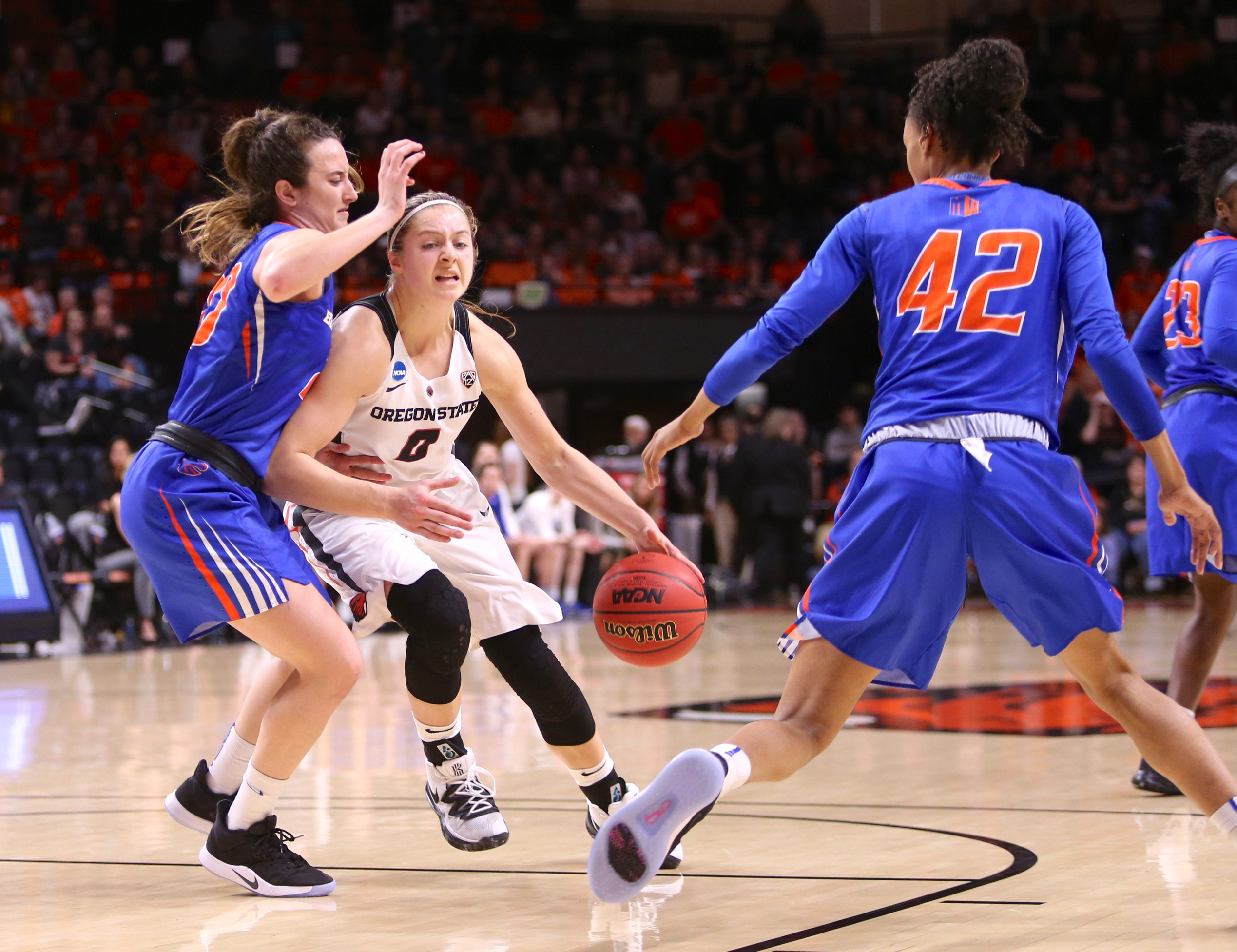 Oregon State women's basketball vs. Boise State in NCAA Tournament ...