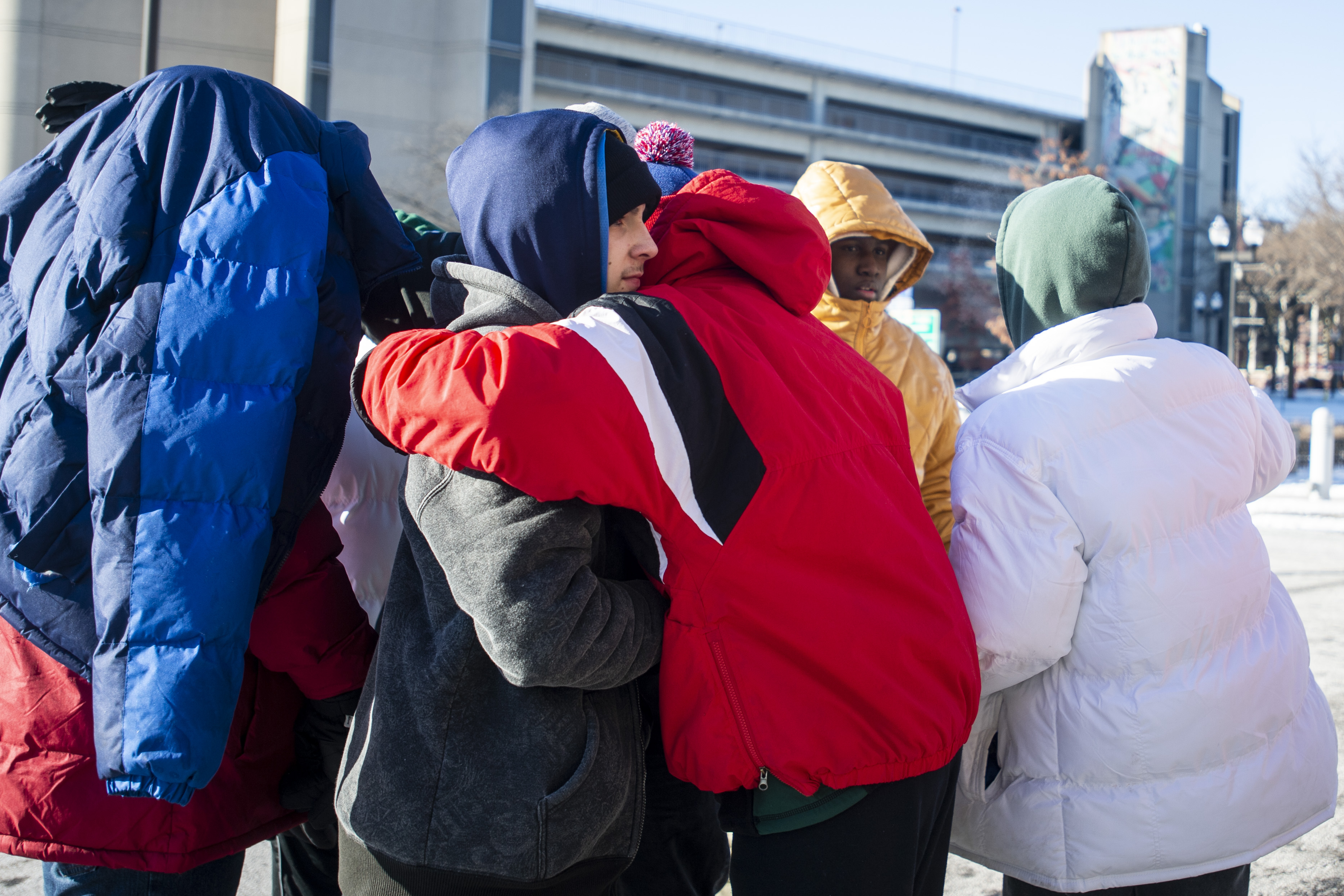 Martin Luther King Jr. unity marchers tough out the frigid temperatures ...