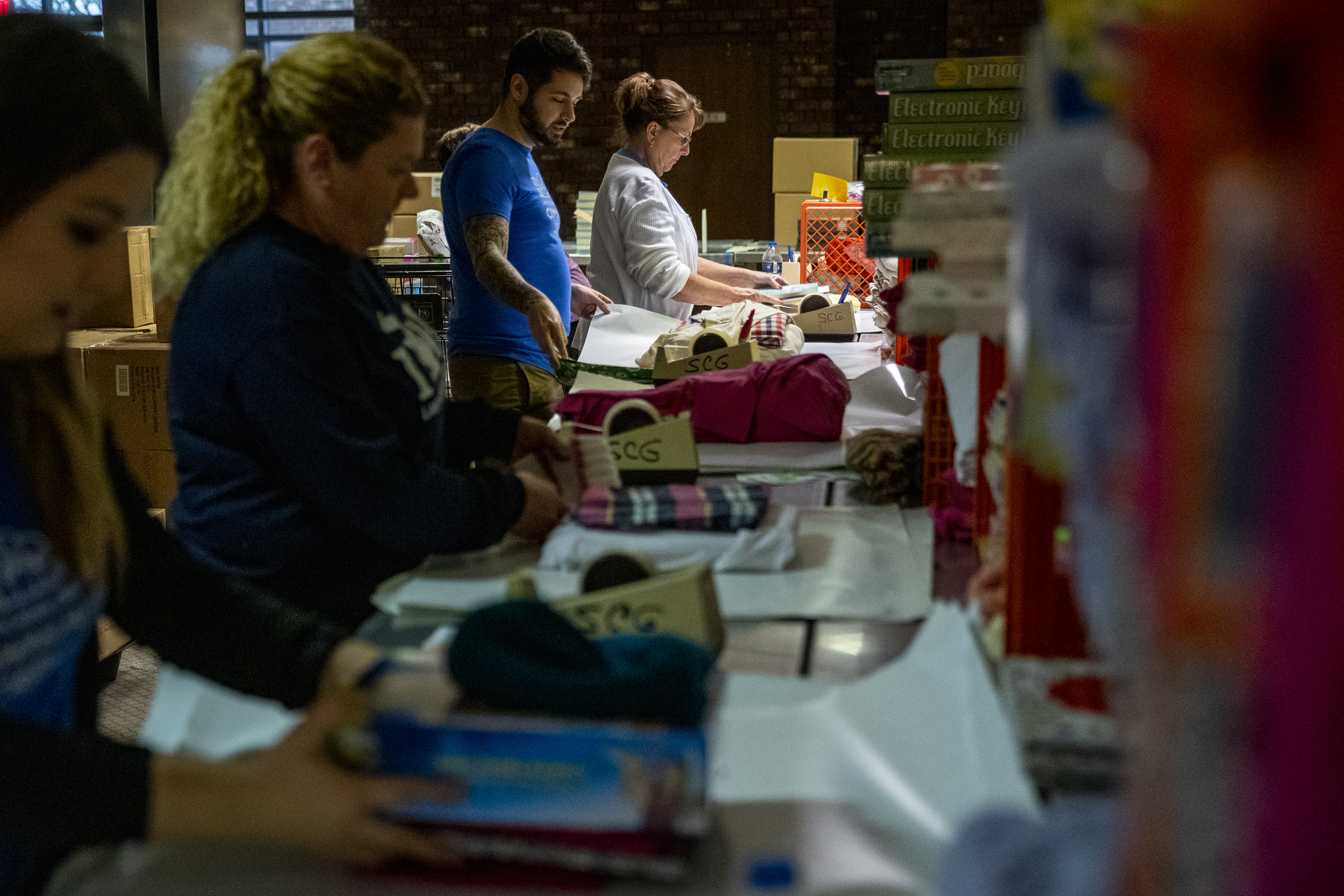 Santa Claus Girls Lake Michigan Credit Union volunteers - mlive.com