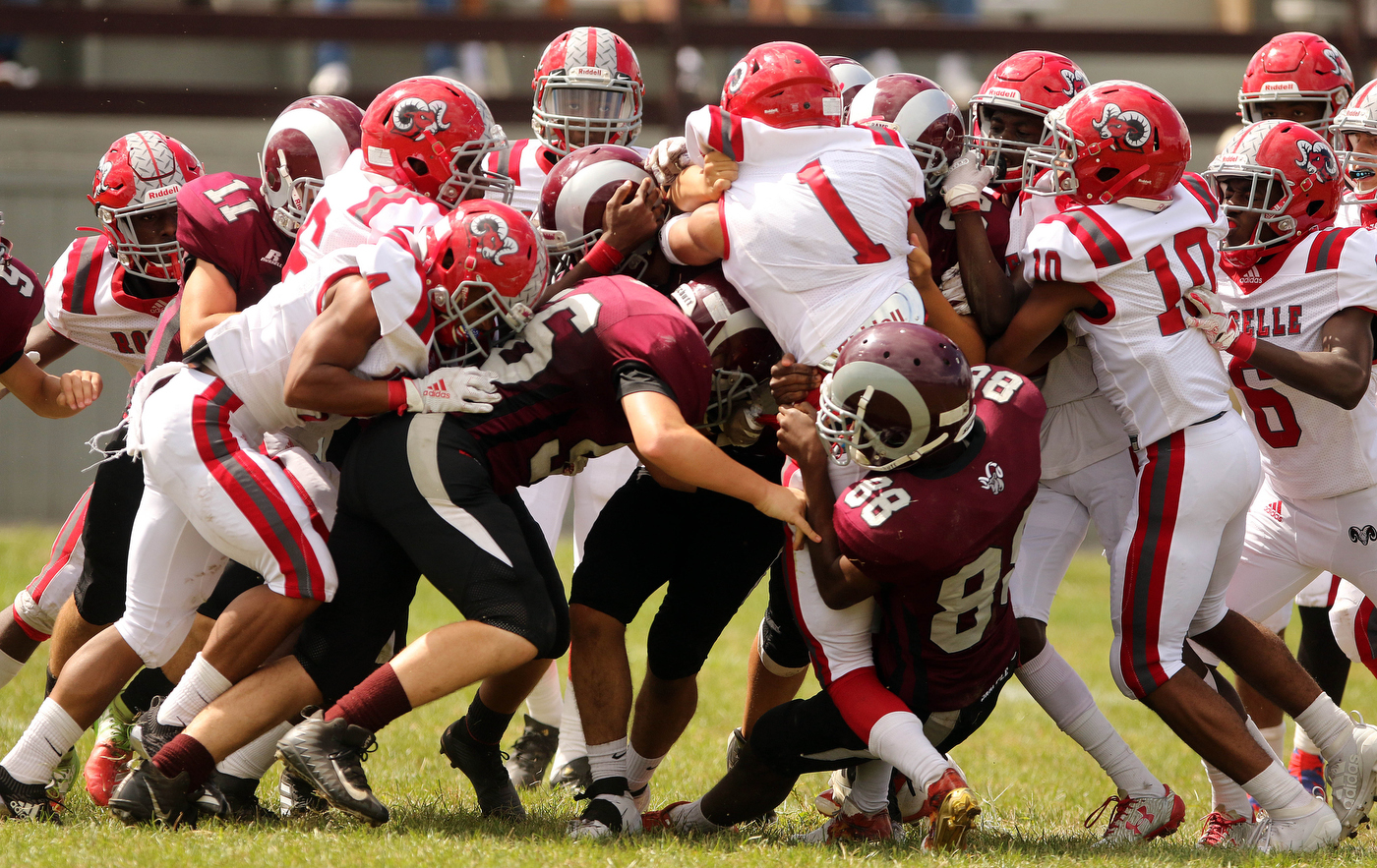 Roselle at South River football game on Sept. 7, 2019. - nj.com