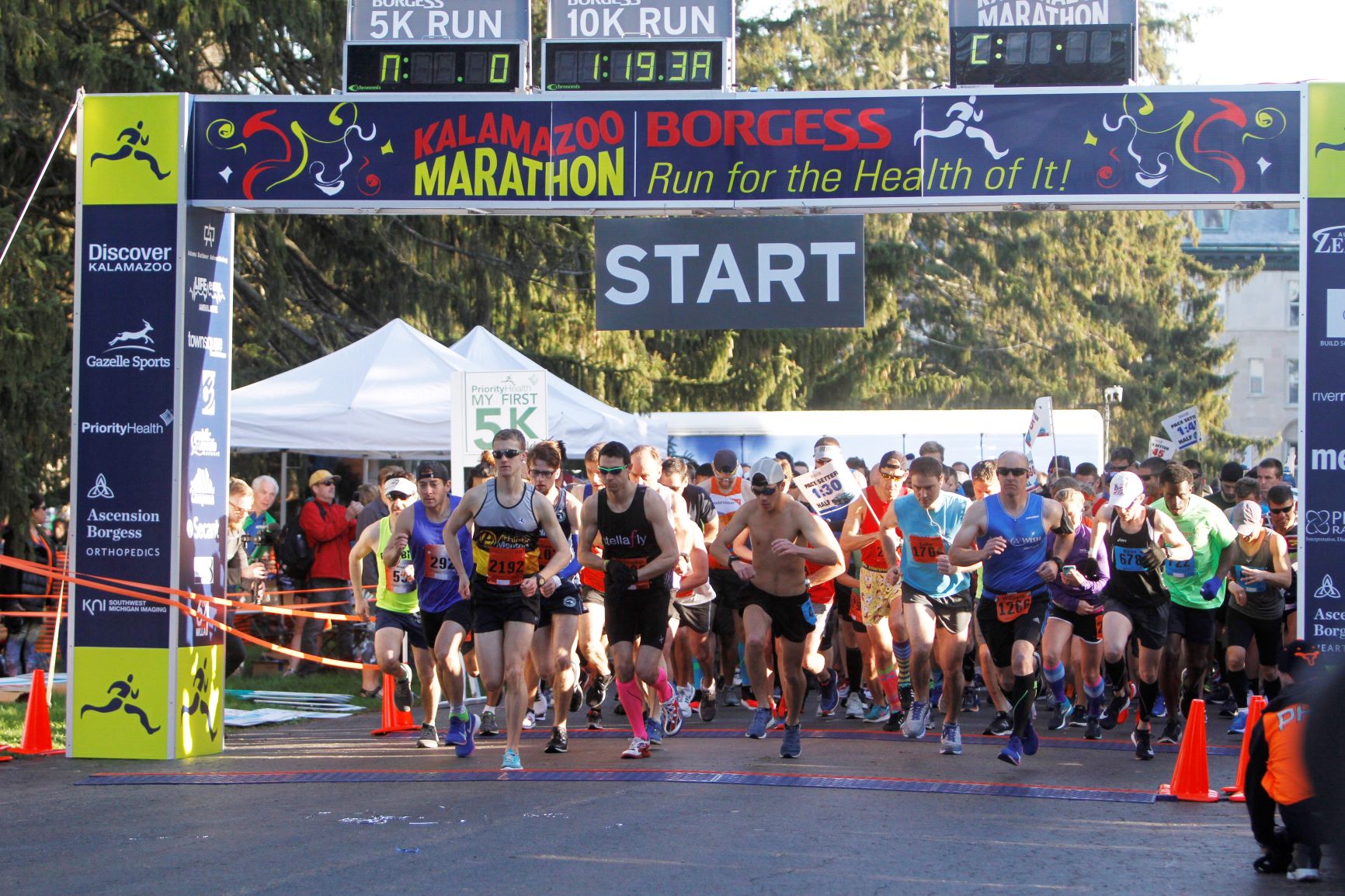Runners participate in the 2019 Borgess Run for the Health of It ...