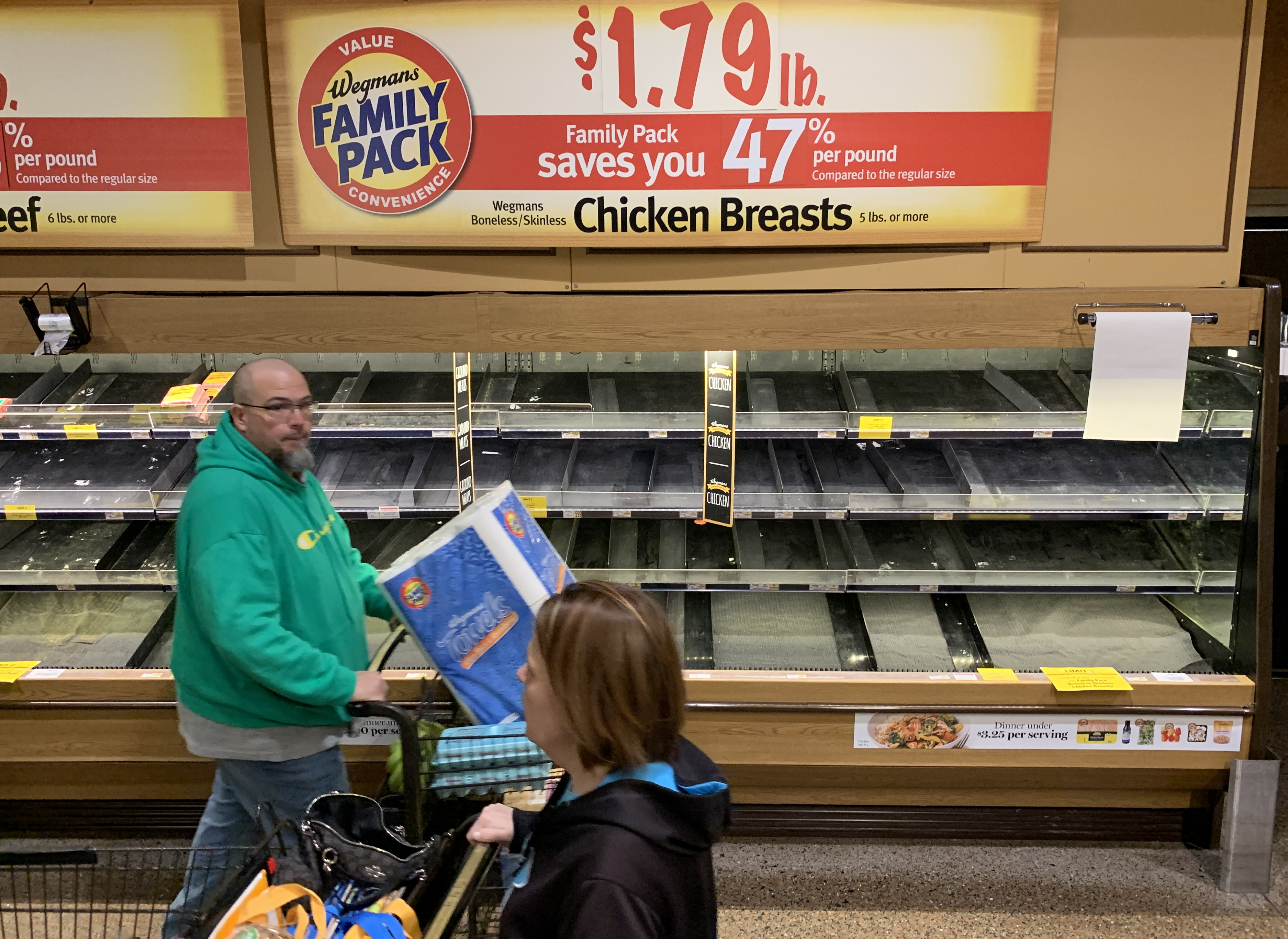 Coronavirus prep: Wegmans re-opens and shoppers rush in - syracuse.com
