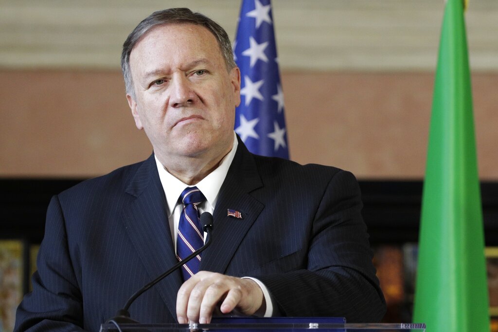 Secretary of State Mike Pompeo acknowledges he was on Trump call at ...