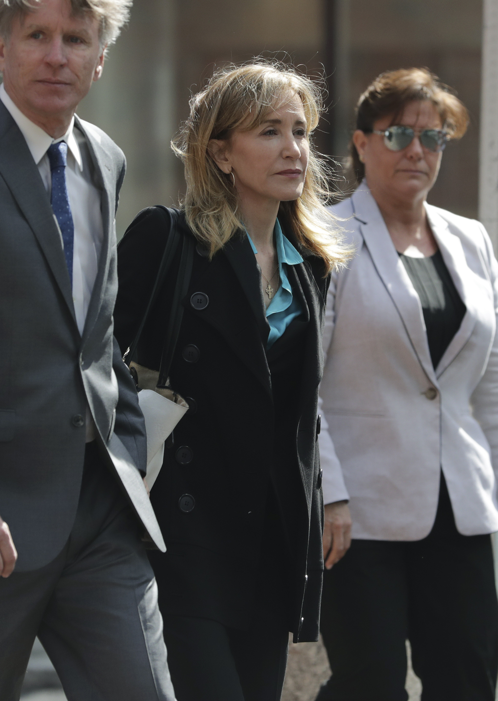 Actresses Lori Loughlin and Felicity Huffman appear in Boston federal ...