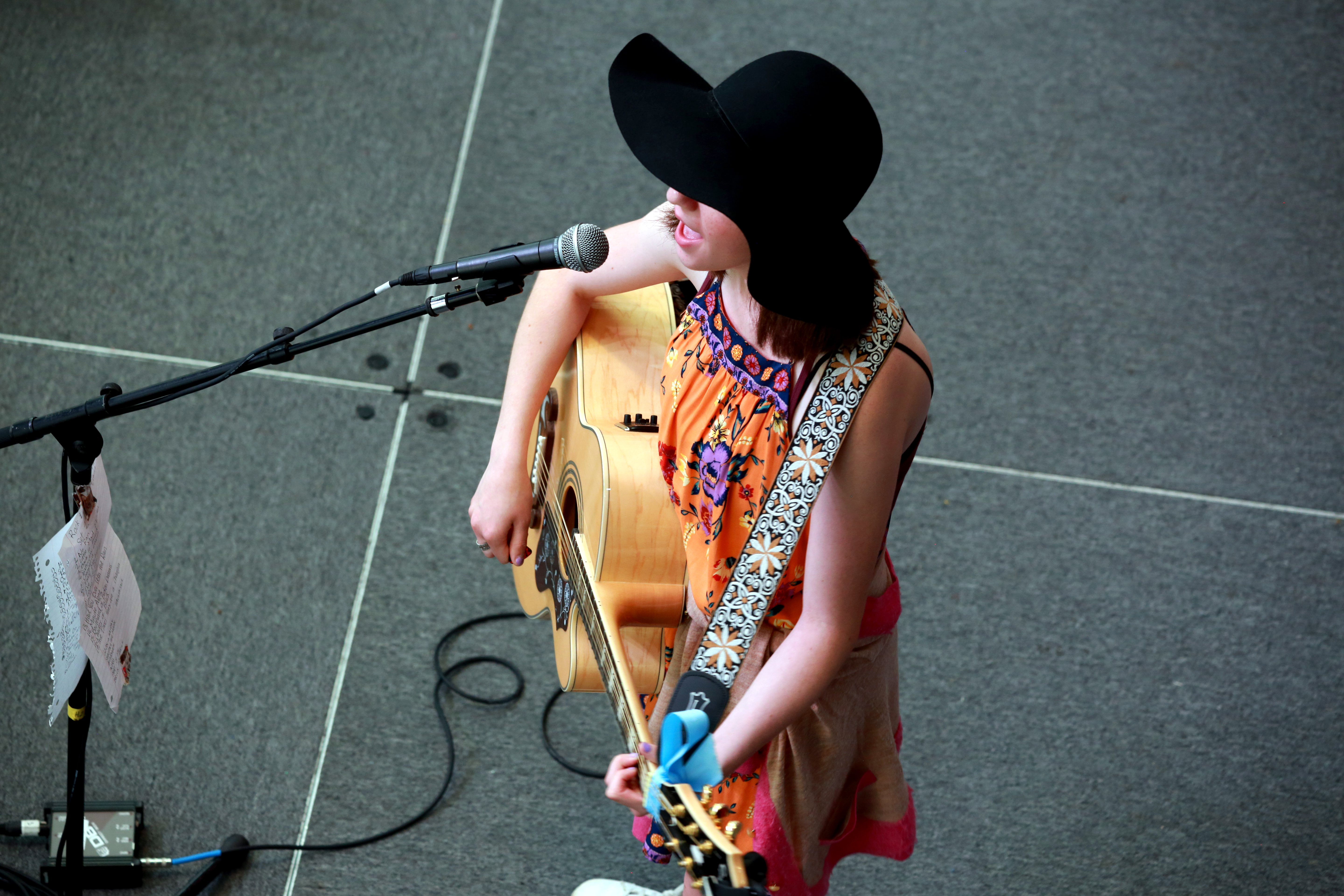 Olivia Martinez, 18, plays the Rock Hall before heading off to college ...