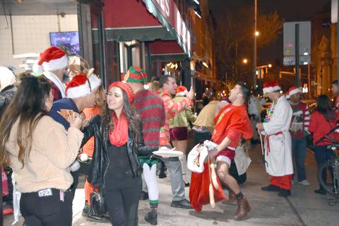 Hoboken SantaCon over the years - nj.com