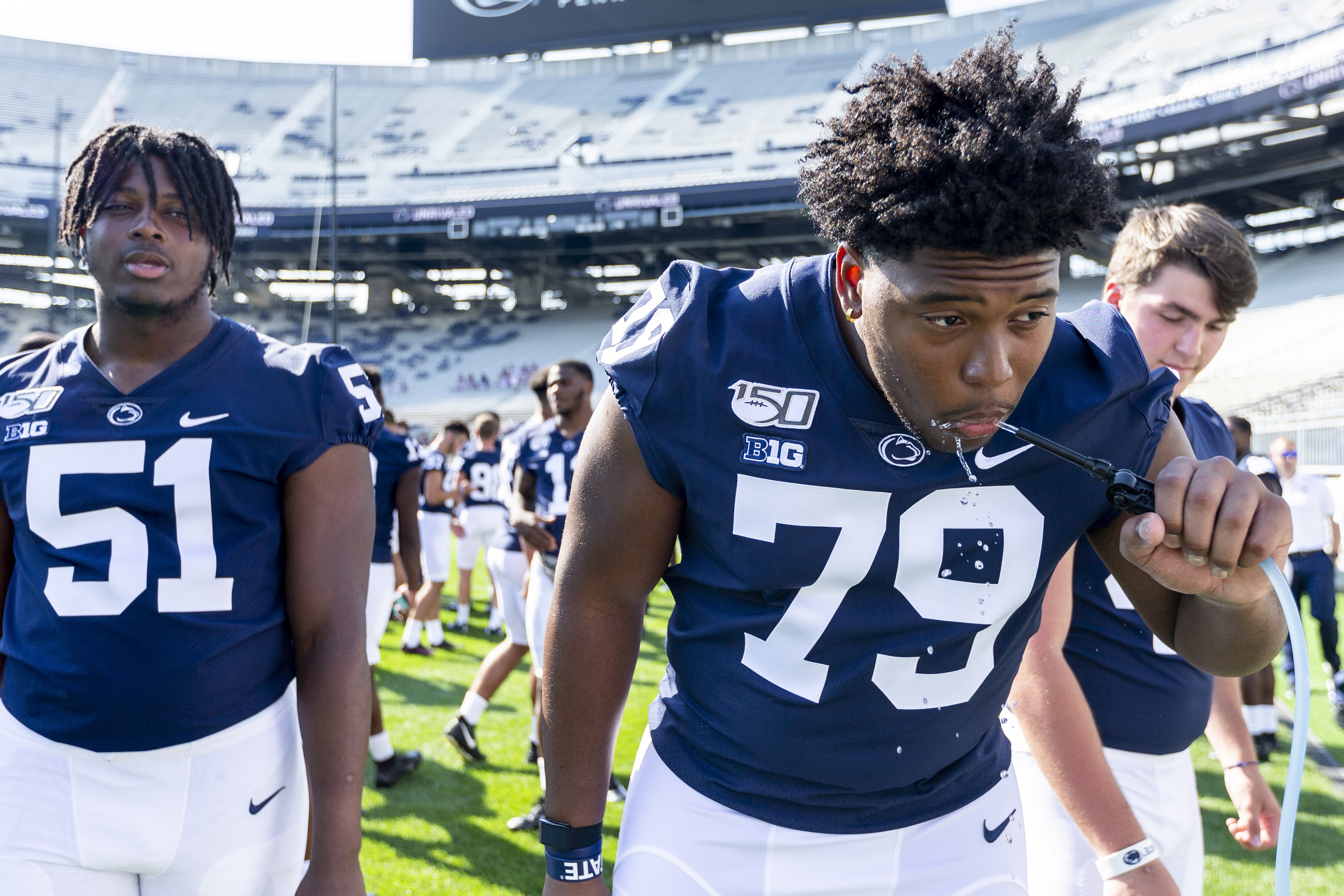 Penn State football freshmen at picture day - pennlive.com