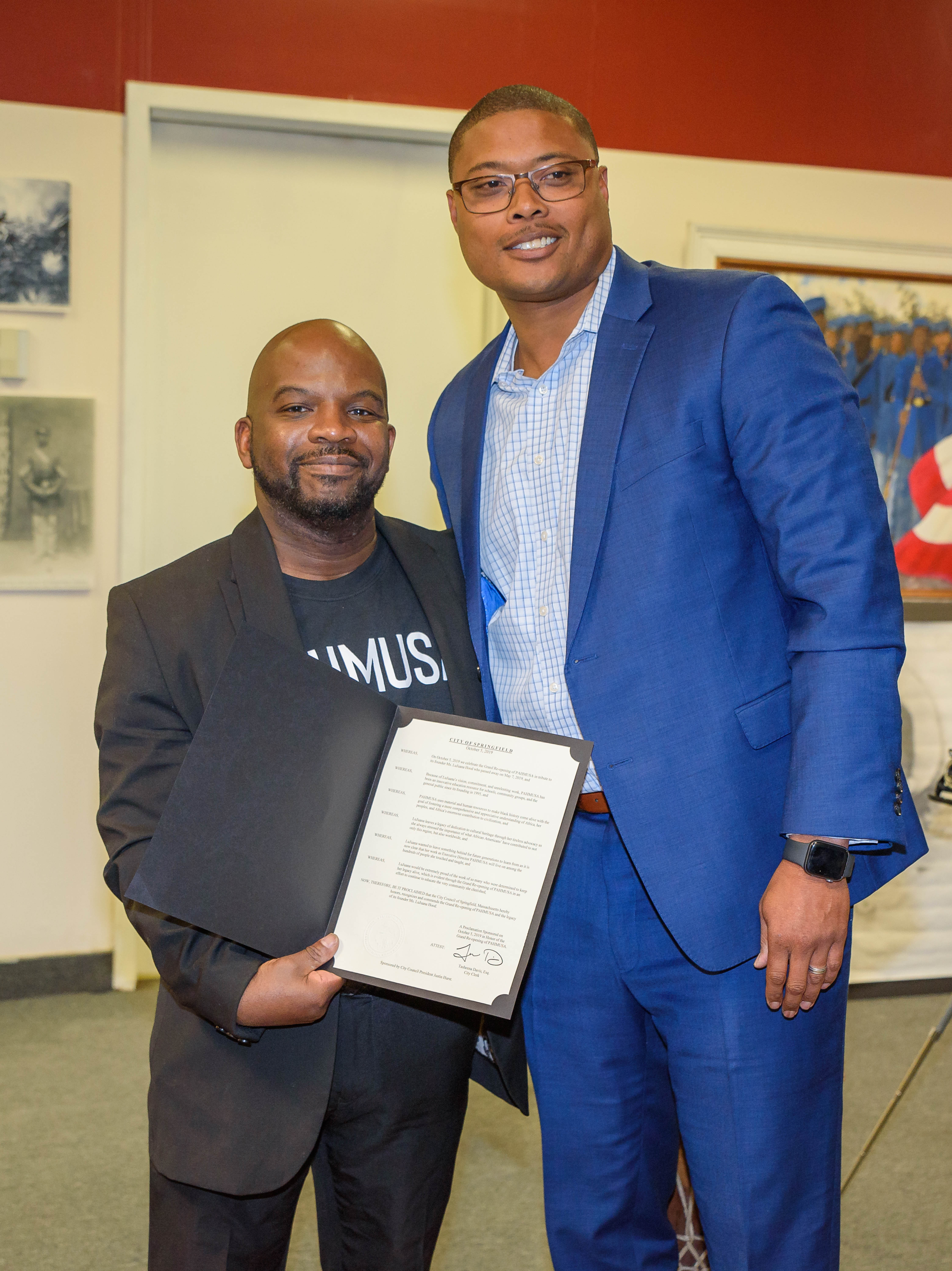 Seen@ Grand reopening of Pan African Historical Museum at Tower Square ...