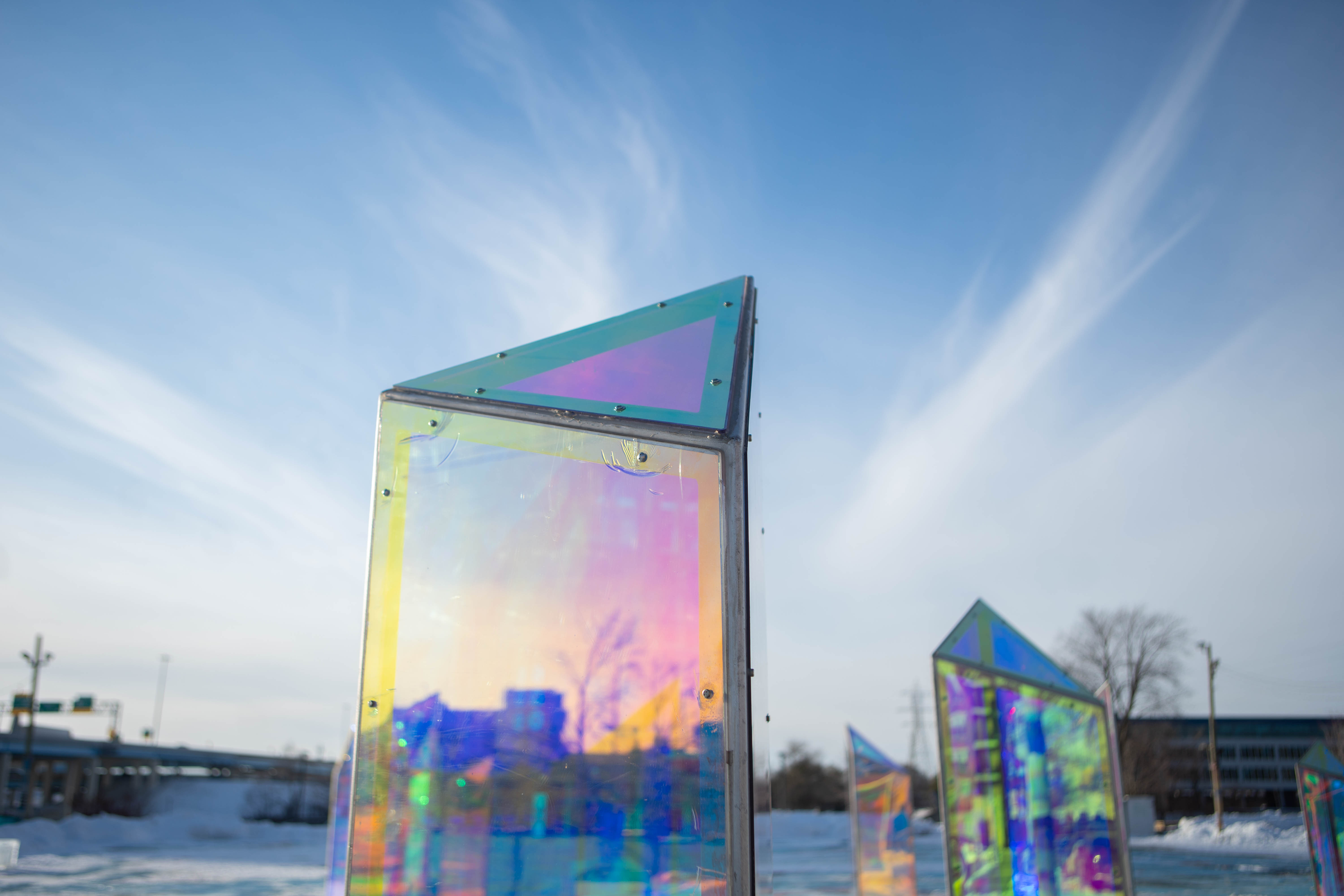 Grand Rapids' Prismatica exhibit shines bright at night - mlive.com