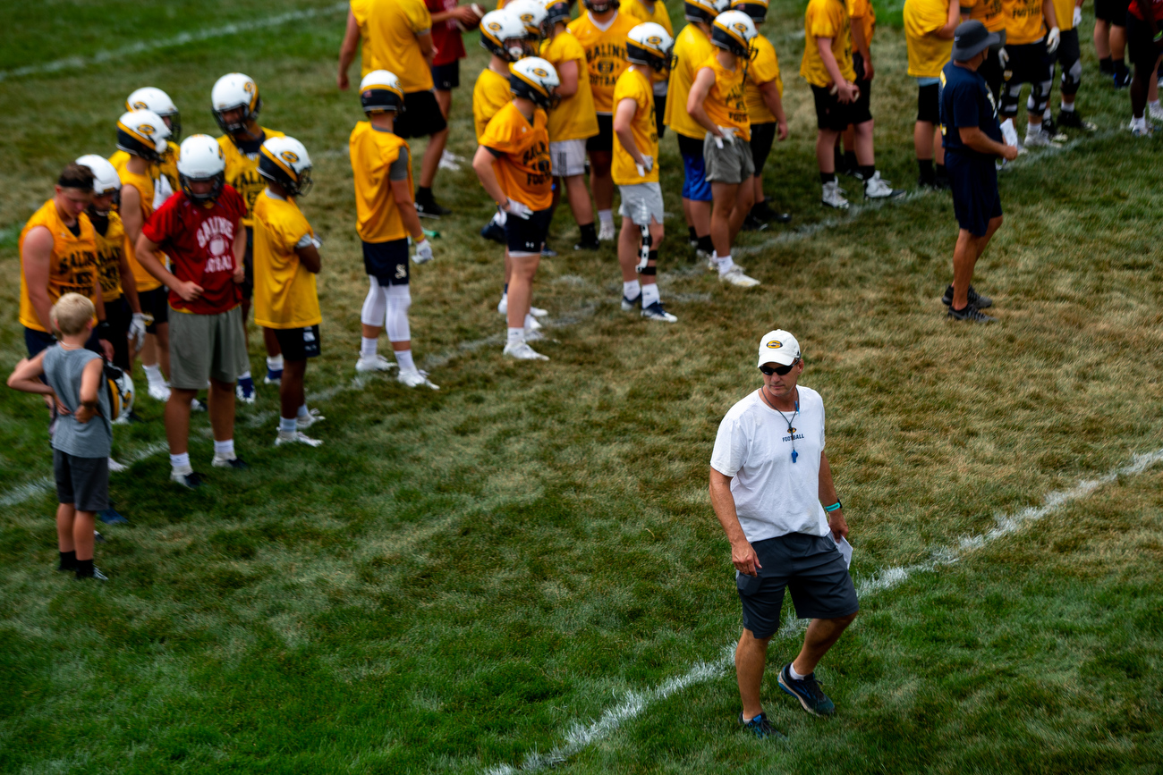 First day of football practice at Saline High School - mlive.com