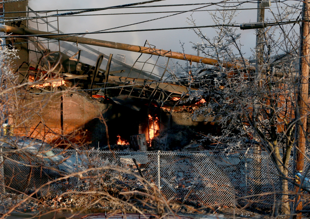 Massive blaze at historic Marcal Paper plant turns building into ...