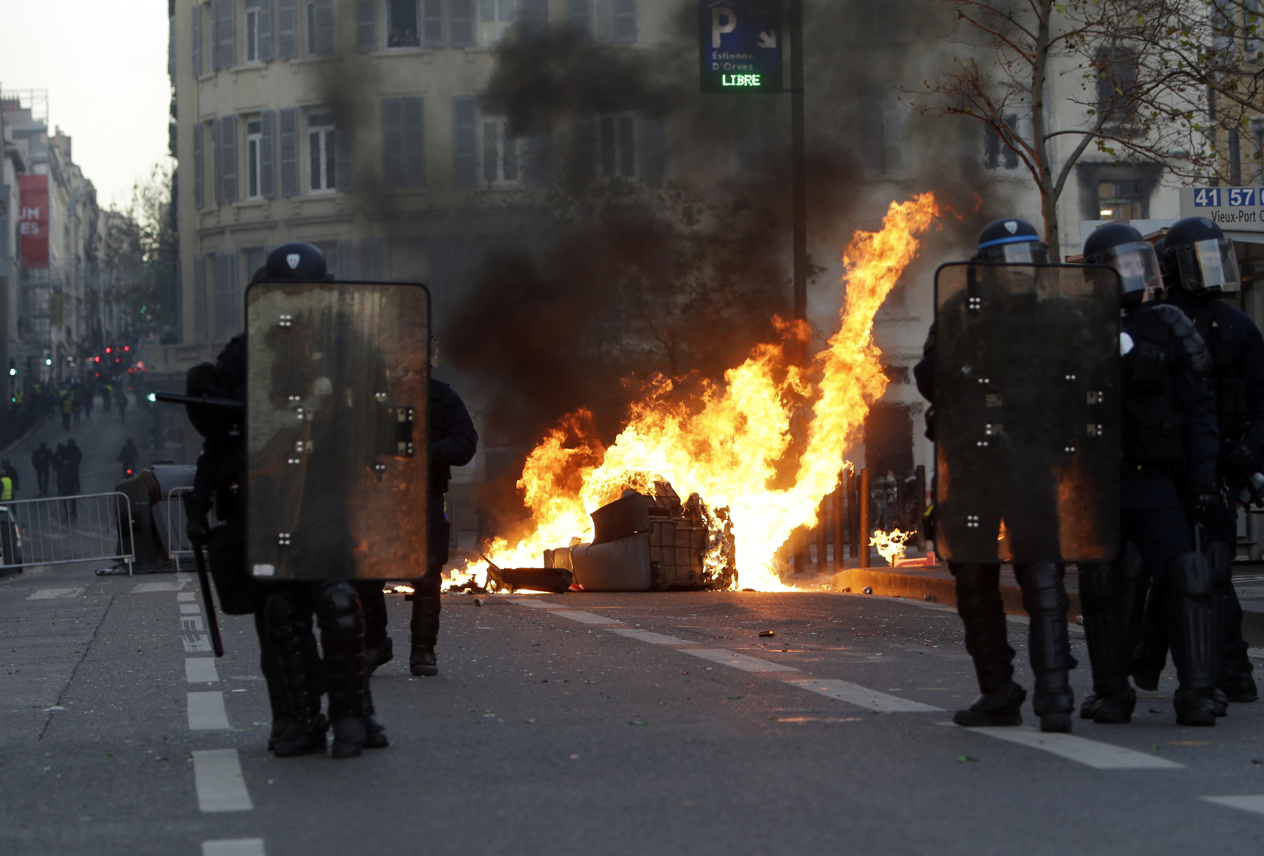 Protests across Paris - pennlive.com
