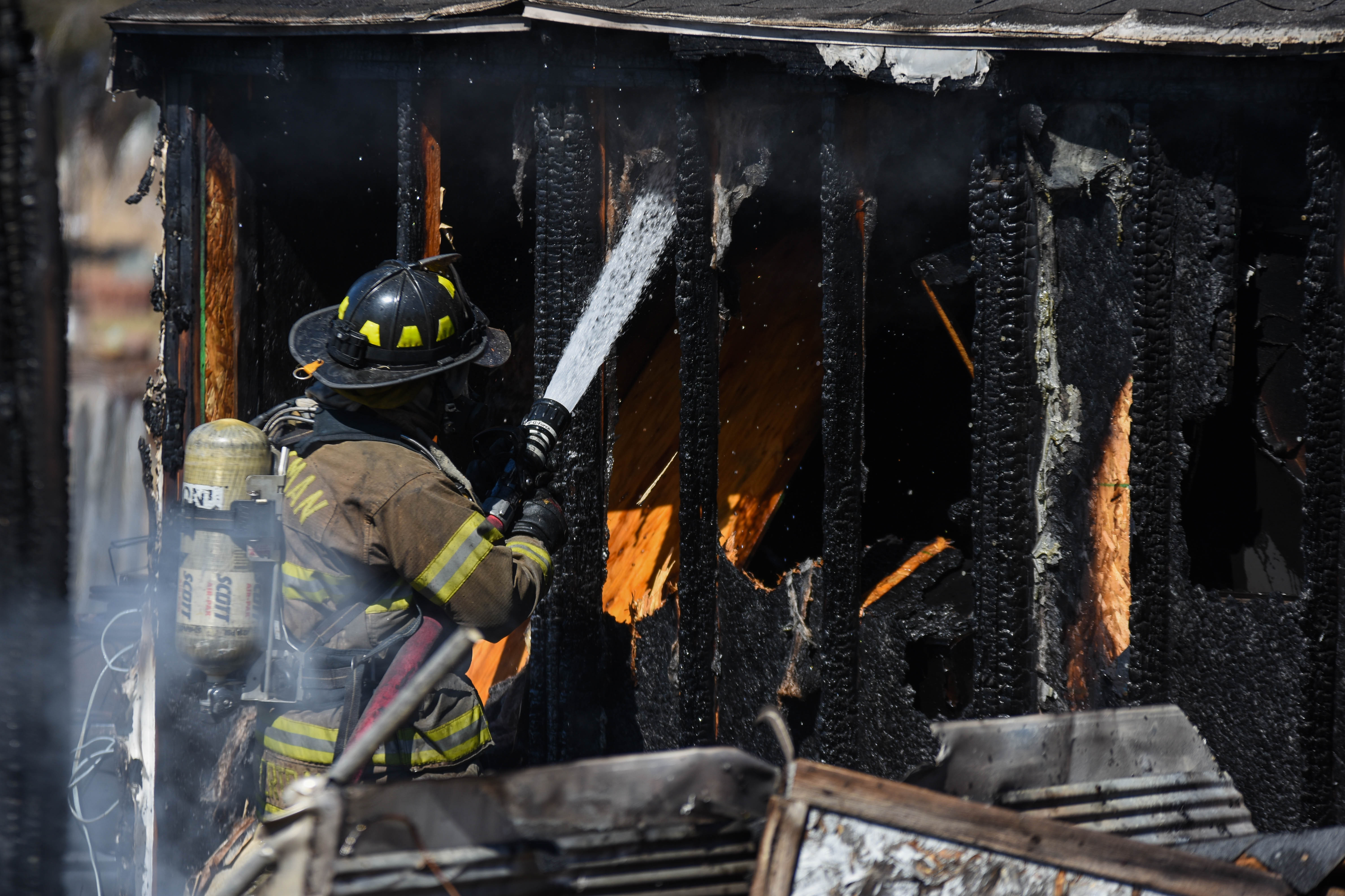 Blackman-Leoni fire crews respond to a garage fire on Manton Drive ...