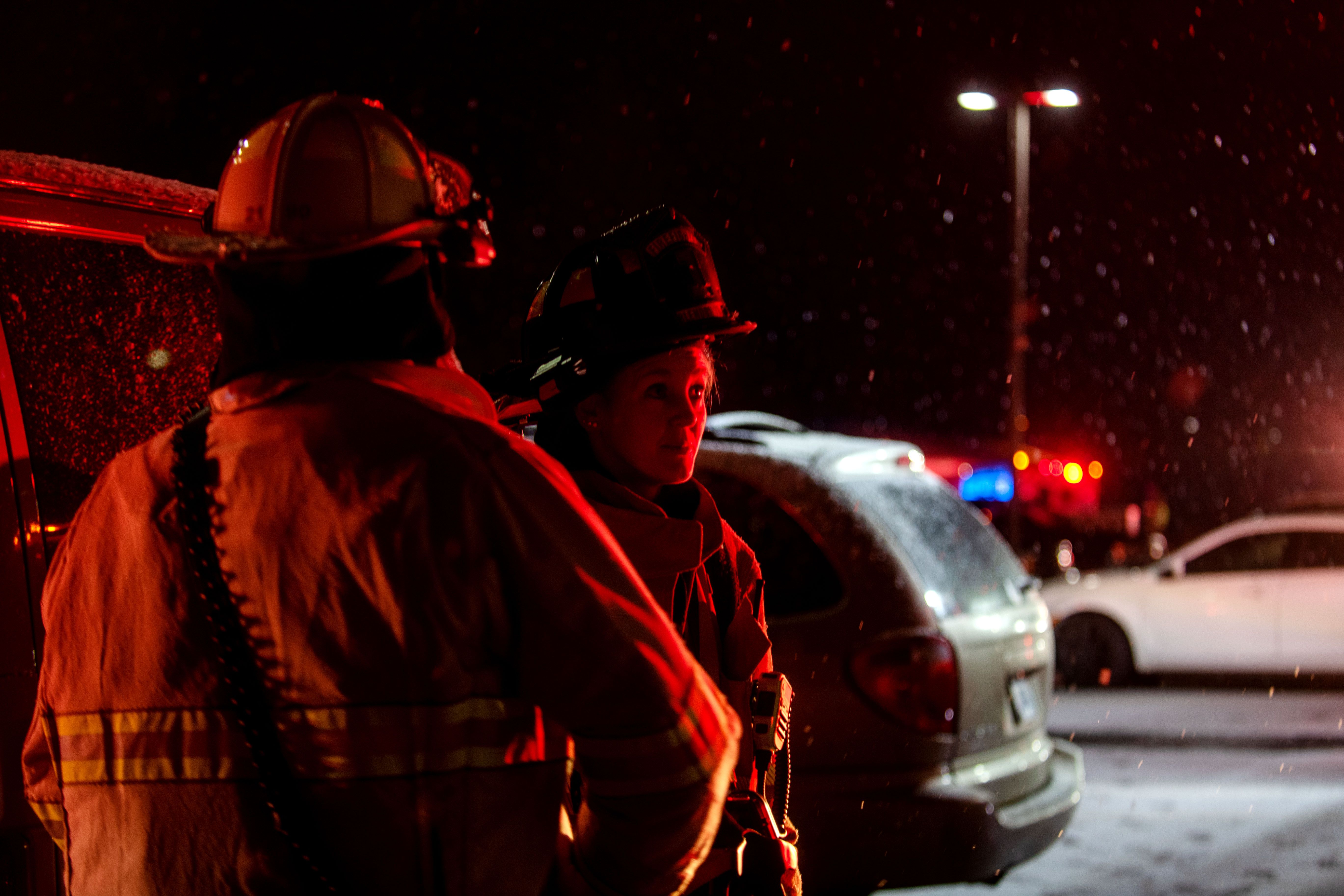 Allendale Fire Department responds to a fire at Copper Beech Townhomes ...