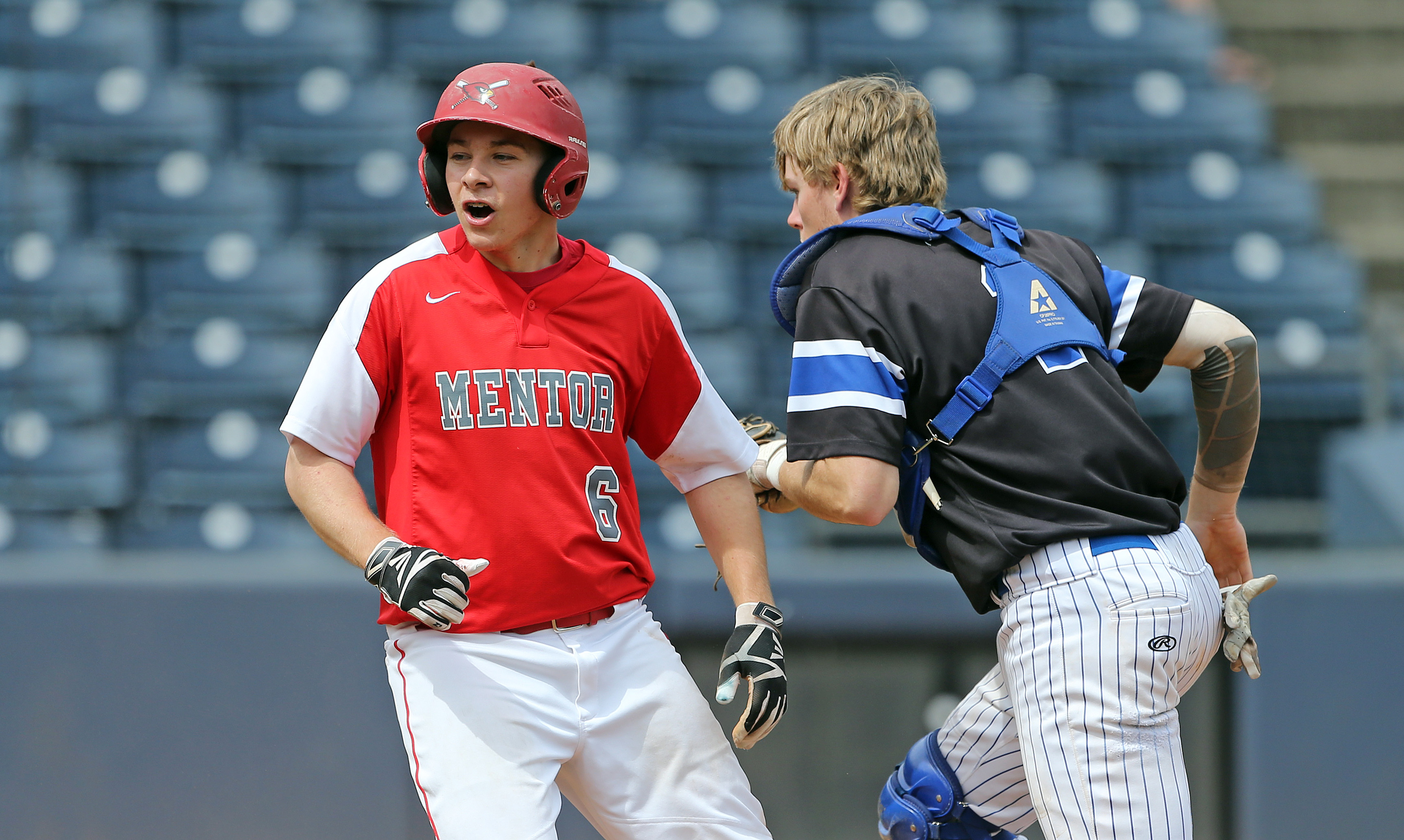 Mentor vs. Springboro in the boys division I state baseball semifnials ...