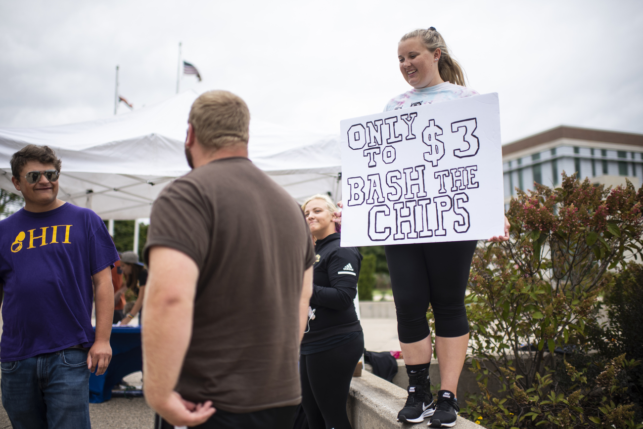 Students unleash wrath towards Chips on old car - mlive.com