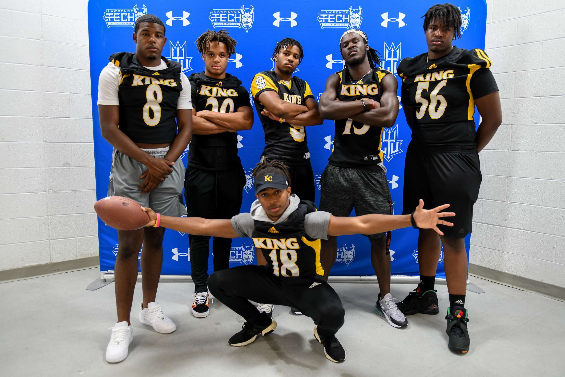 2019 Detroit area high school football media day at Lawrence Tech ...