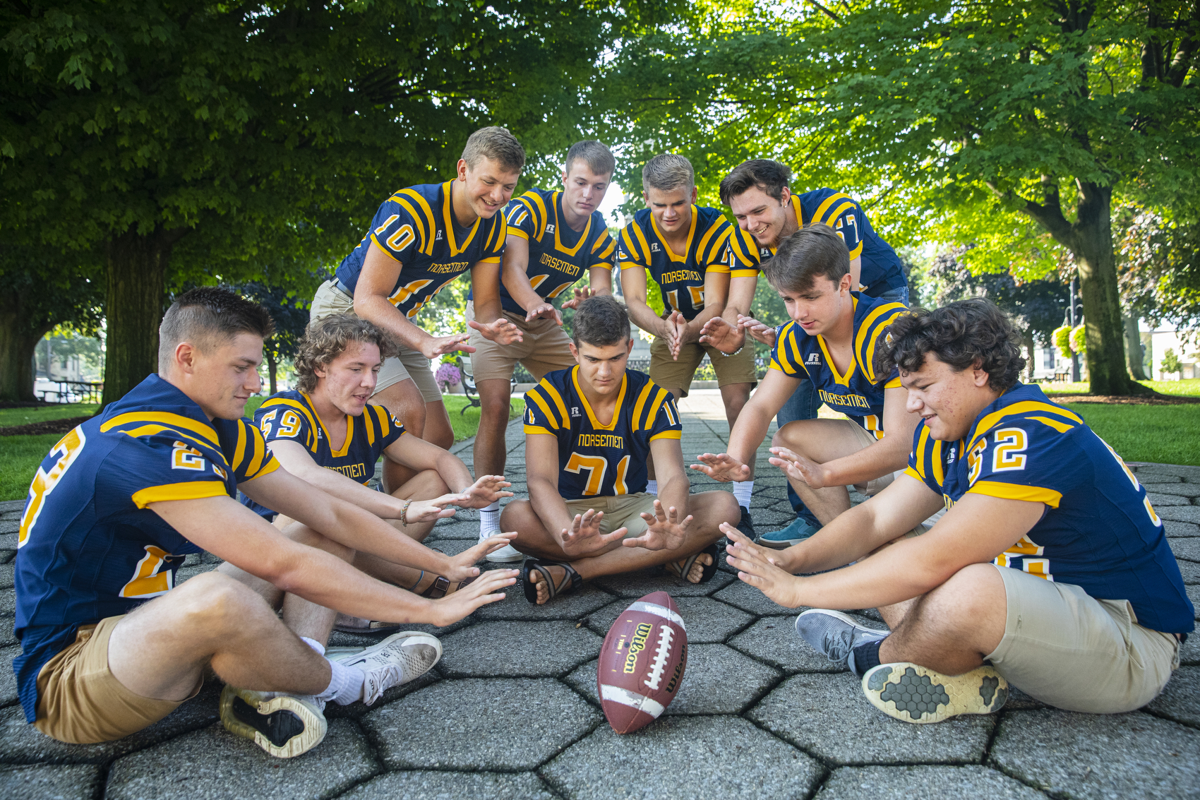 Scenes from North Muskegon's 2019 football media day with MLive ...