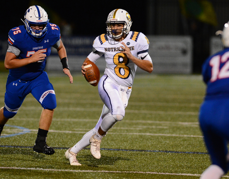 Southern Lehigh football vs. Notre Dame on Sept. 6, 2019 ...