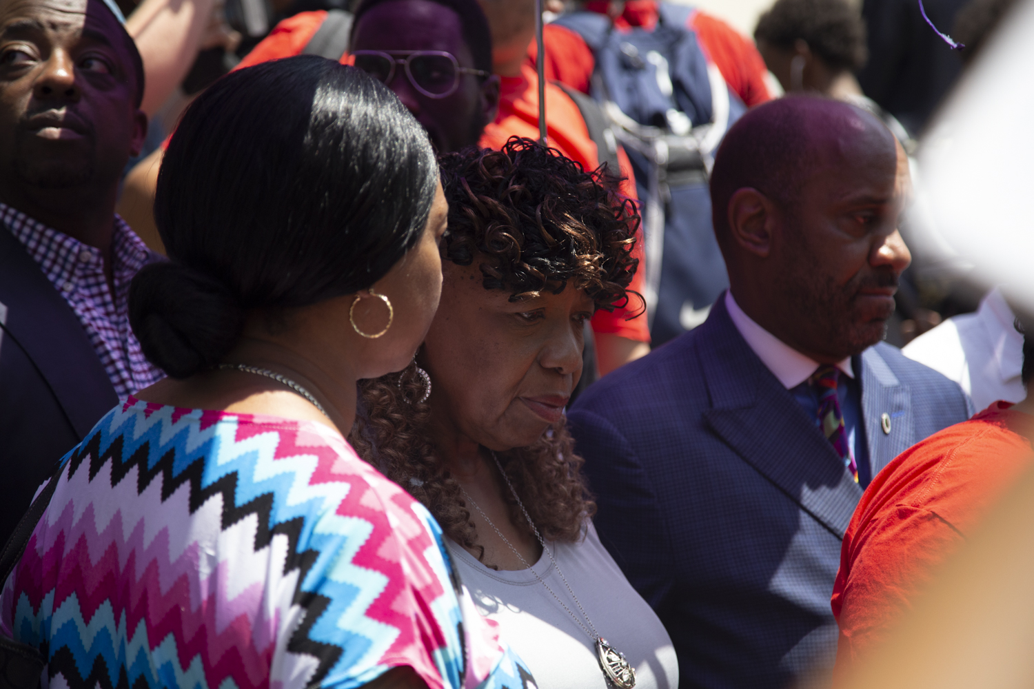 Eric Garner family and supporters speak out after no federal charge for ...