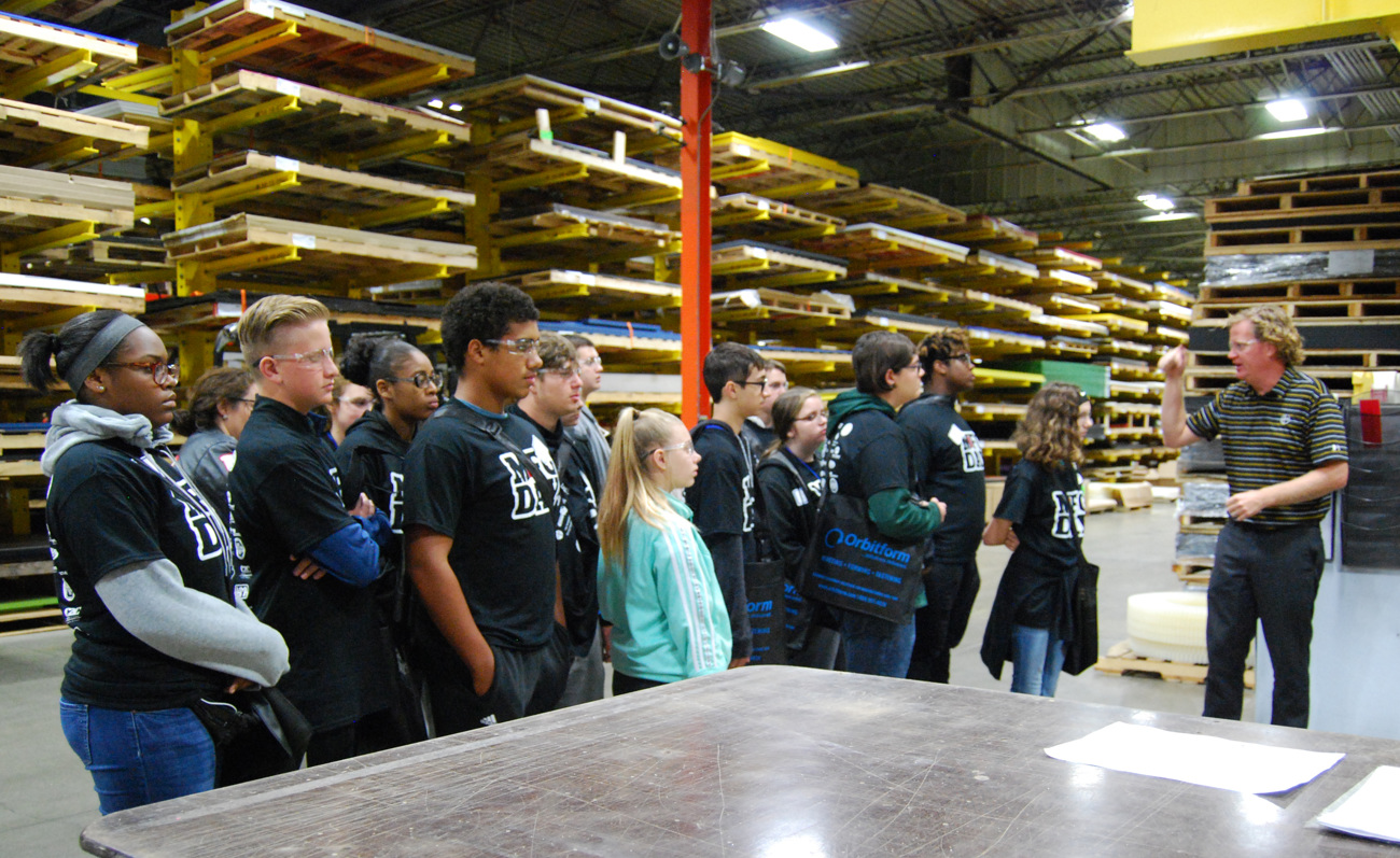 Students visit Alro Steel - mlive.com