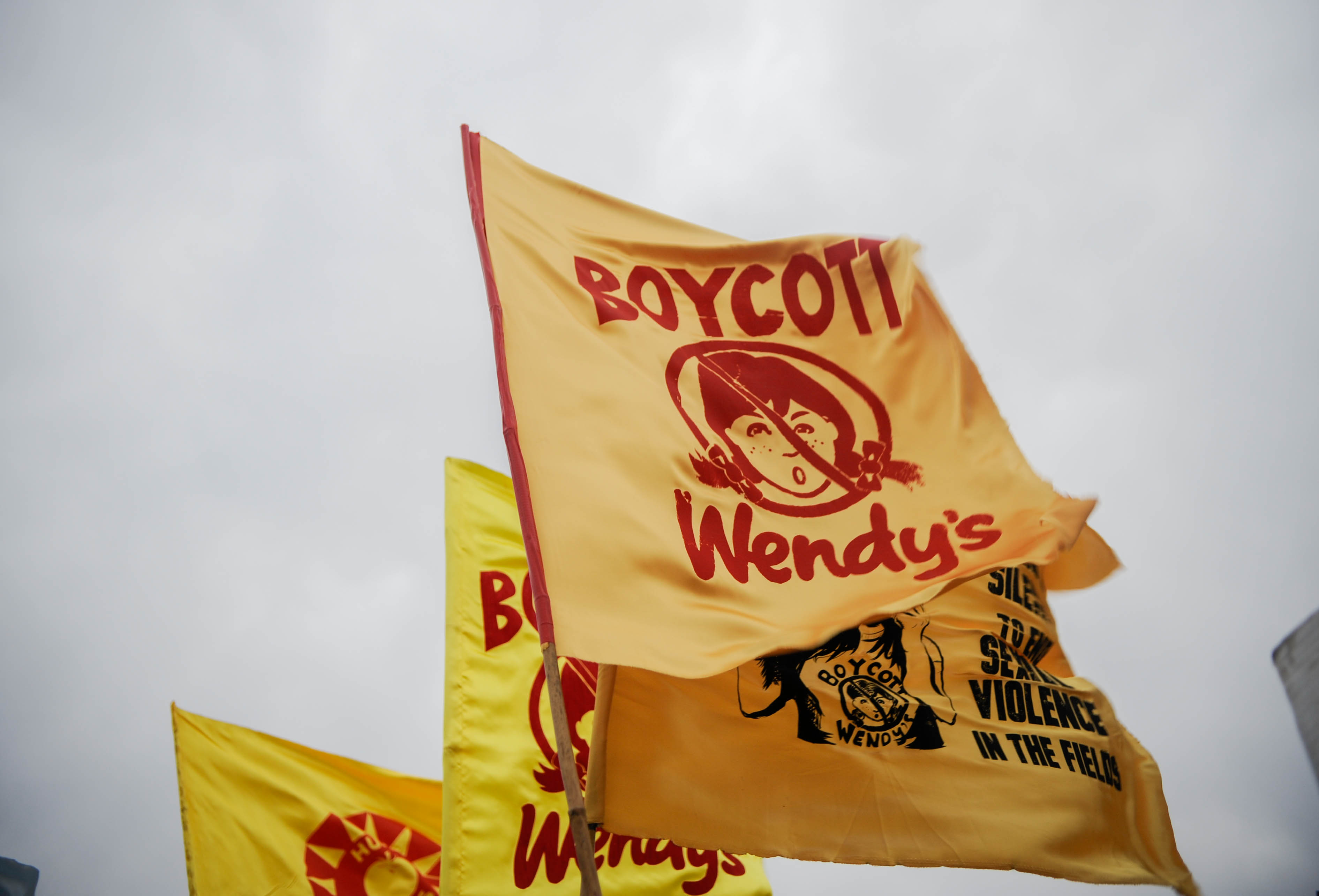 Traveling protest boycotting Wendy's held in Ypsilanti - mlive.com