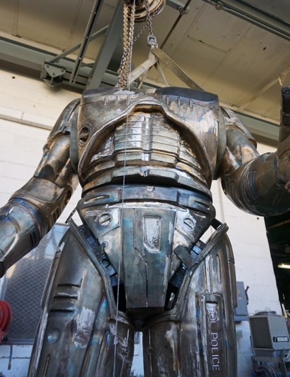 Detroit's RoboCop statue construction - mlive.com