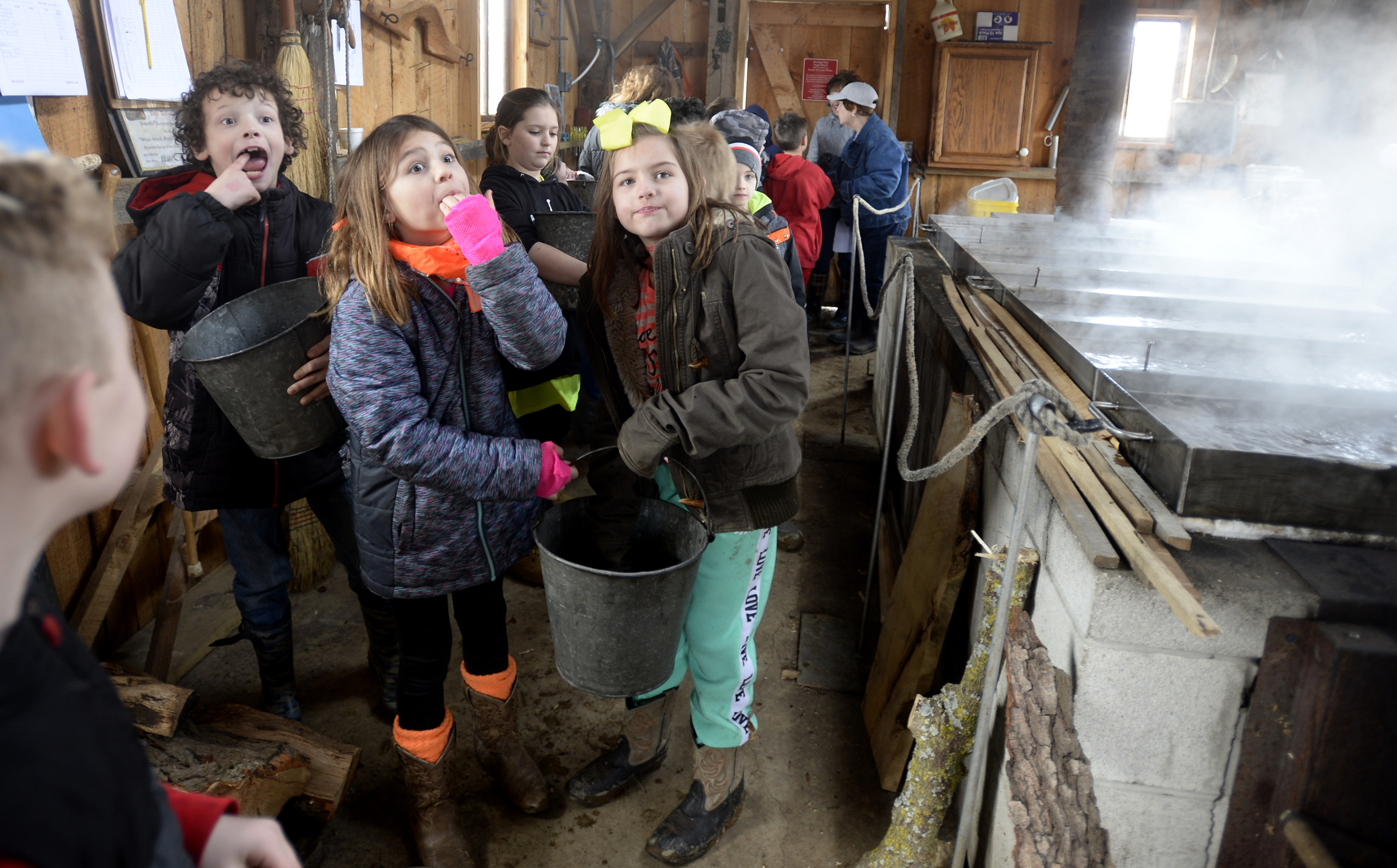 Hanover-Horton students learn maple syrup making - mlive.com