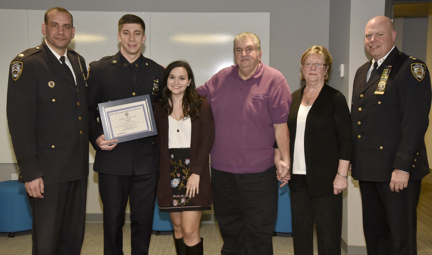 Six honored at "Cop of the Month" ceremony - silive.com
