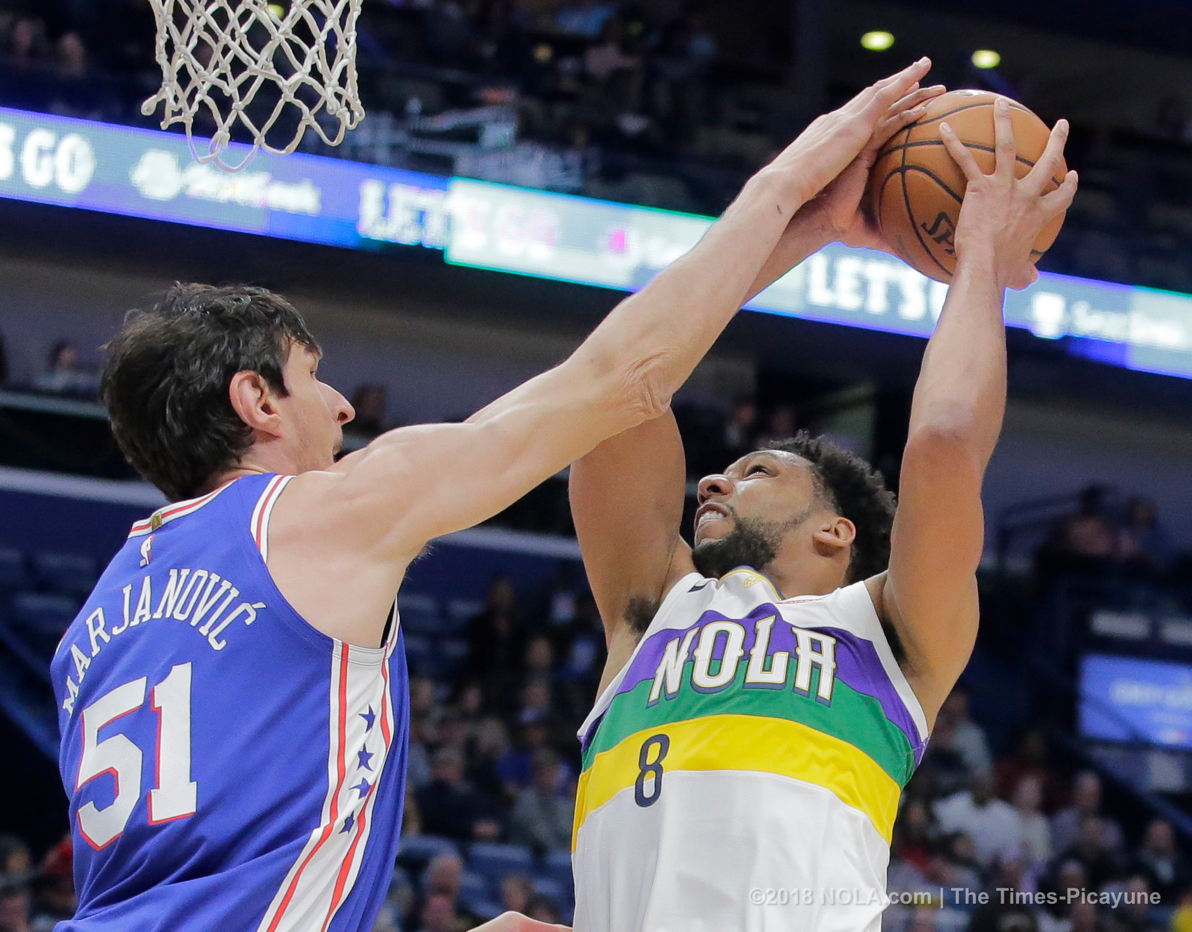 New Orleans Pelicans vs. Philadelphia 76ers Monday, Feb. 25, 2019 - nj.com