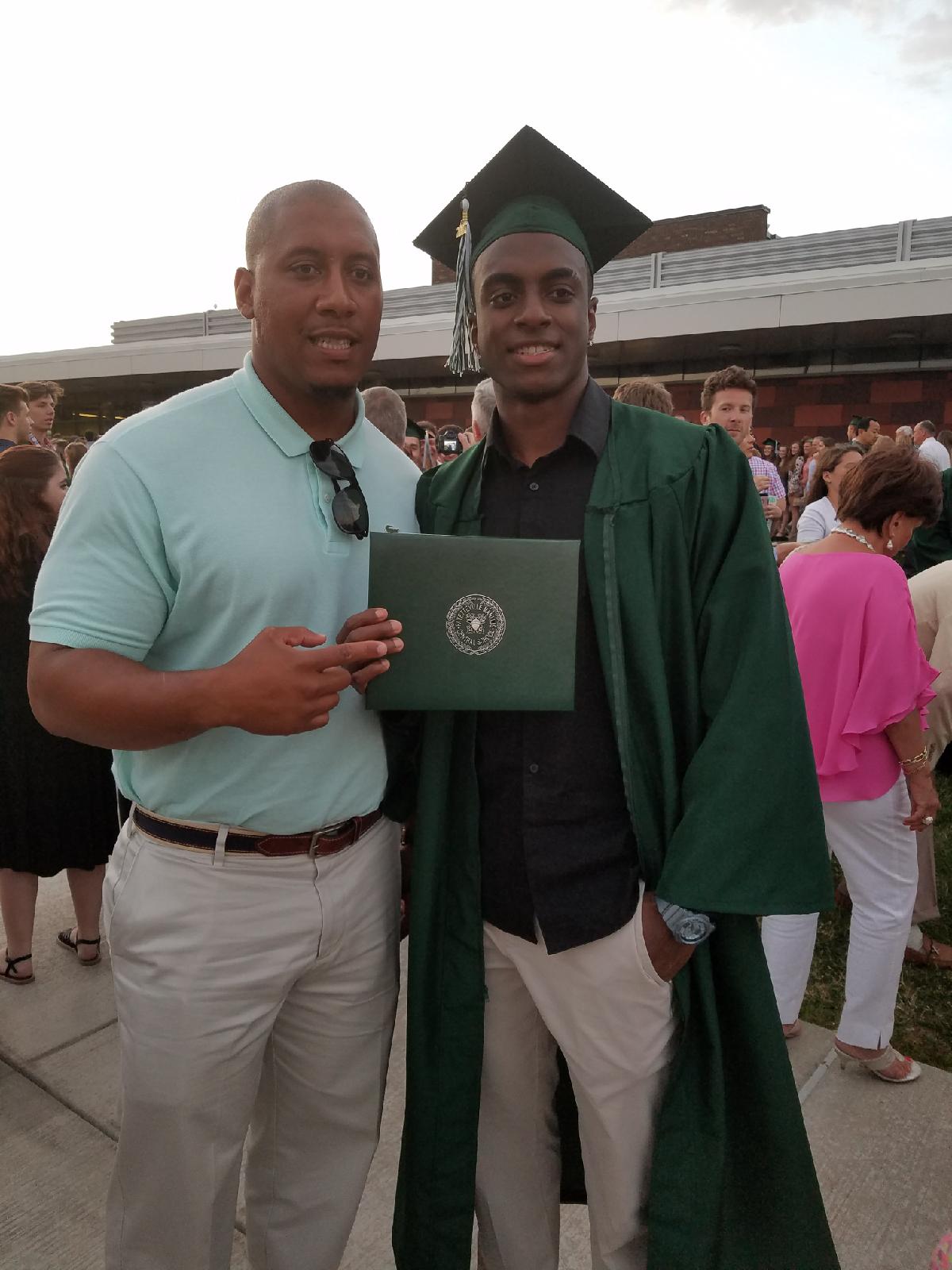 Syracuse football player Eric Coley and his family - syracuse.com