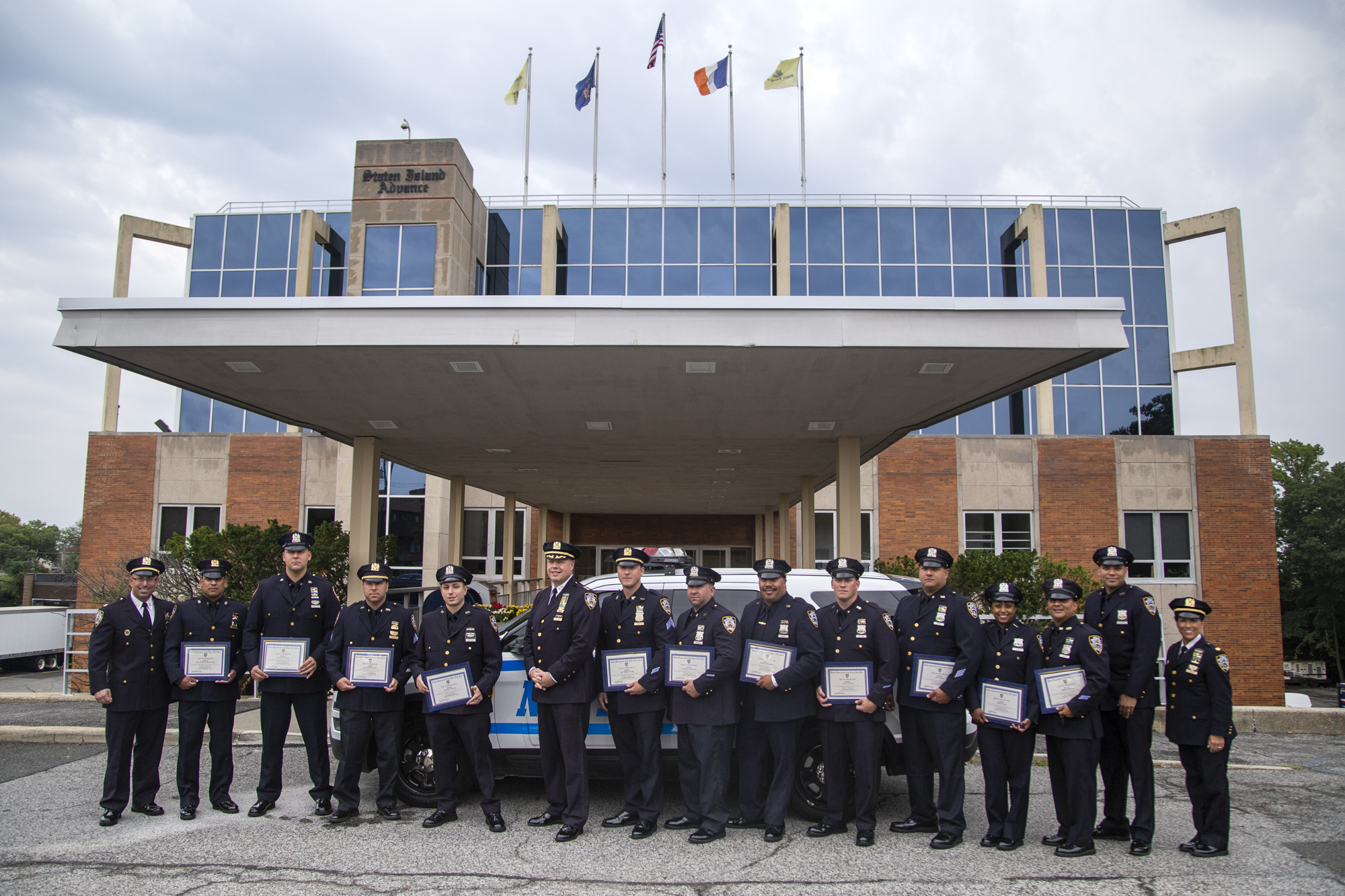 Cops honored at Police Officer of the Month ceremony - silive.com