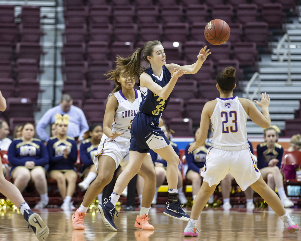 Bishop McDevitt vs Lancaster Catholic in District 3-4A girls basketball ...