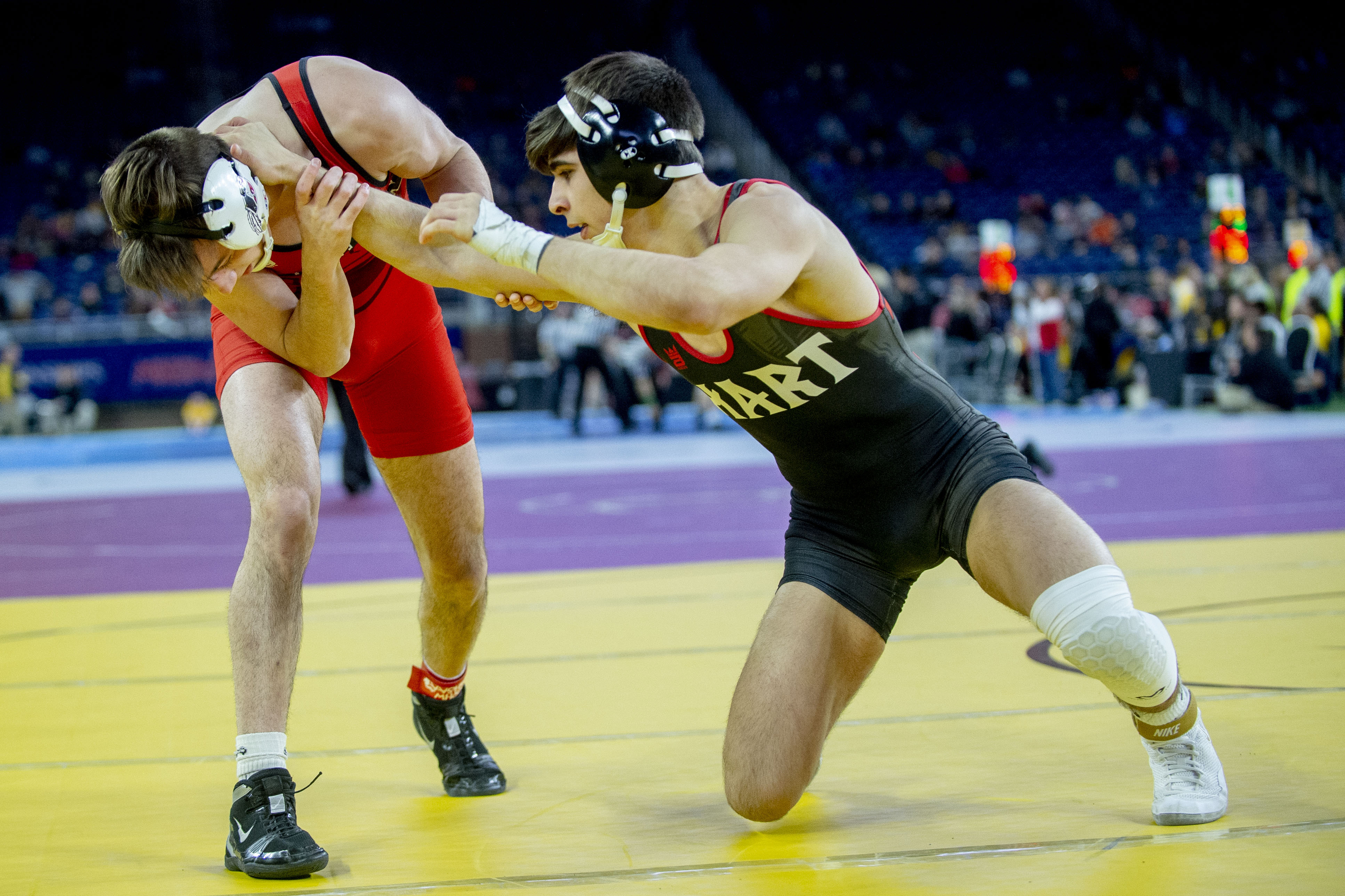 Division 4 MHSAA Individual Wrestling quarterfinal and semifinal rounds ...