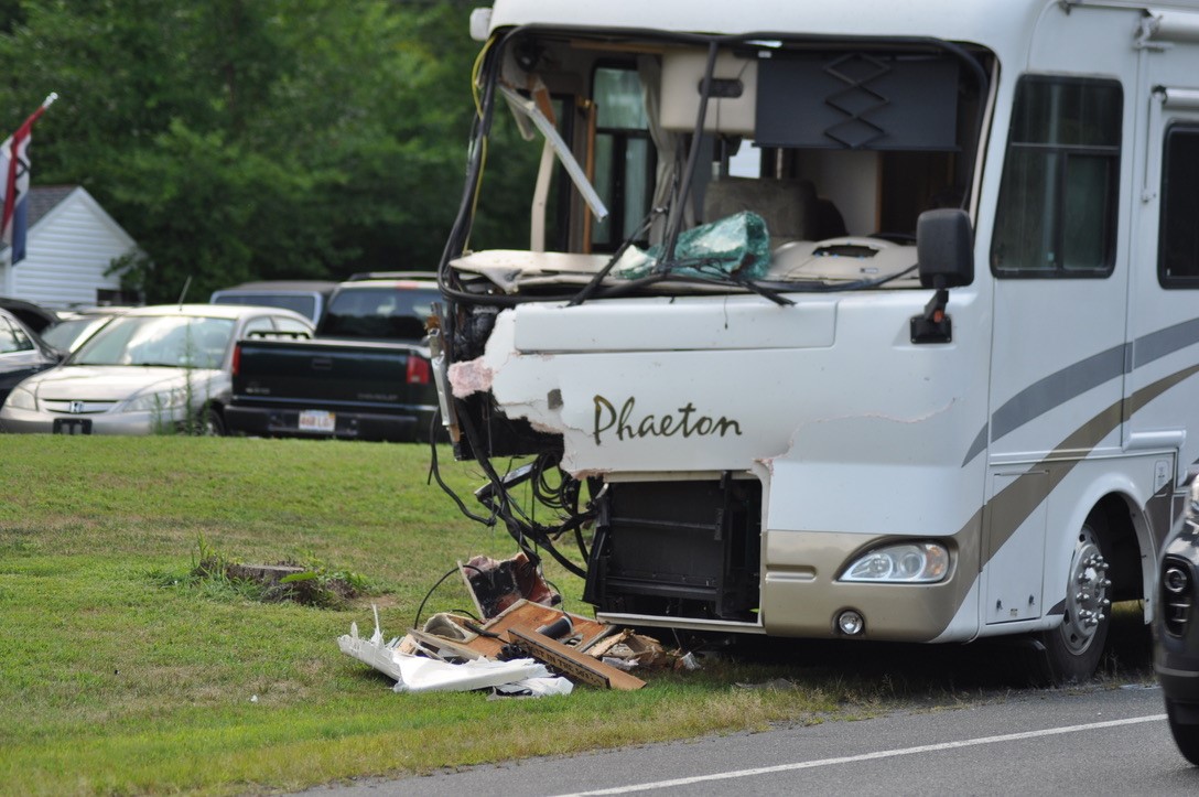 RV crashes into utility truck in Westfield - masslive.com