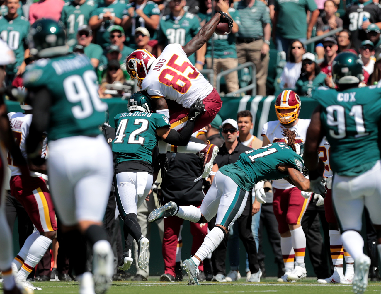 NFL Week 1: Washington Redskins vs. Philadelphia Eagles, Sept. 8, 2019 ...