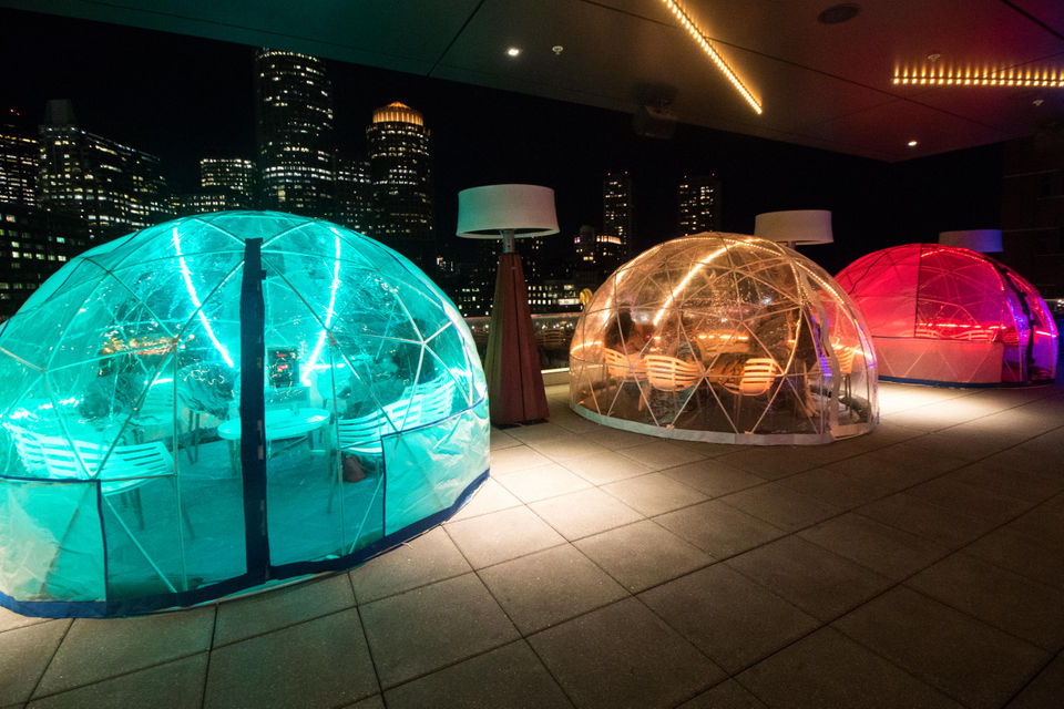Sit in heated igloos at this rooftop Boston bar - masslive.com
