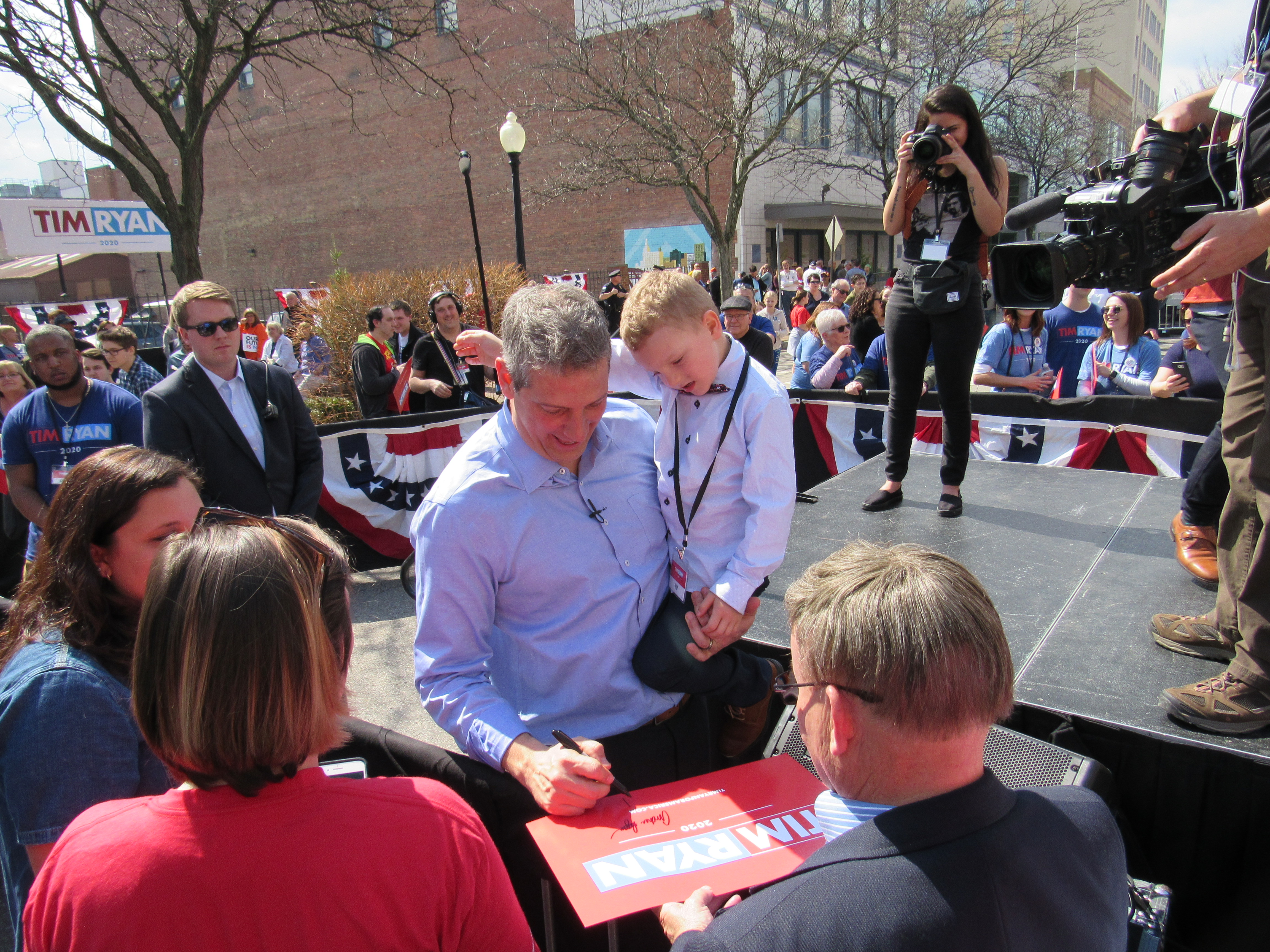 U.S. Rep. Tim Ryan holds first presidential campaign rally in ...