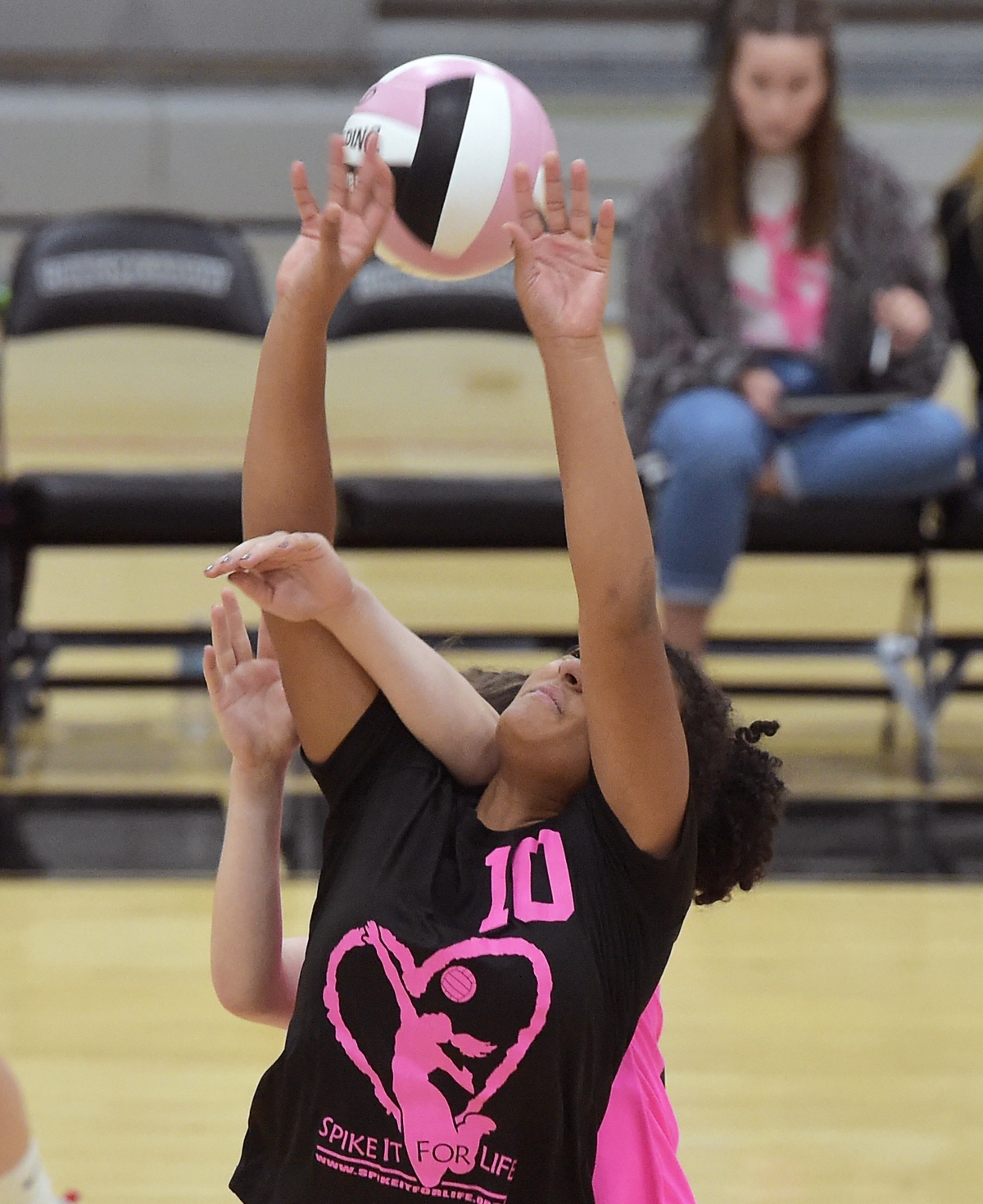 Longmeadow VS Frontier Regional girls volleyball 'Spike it for Life ...