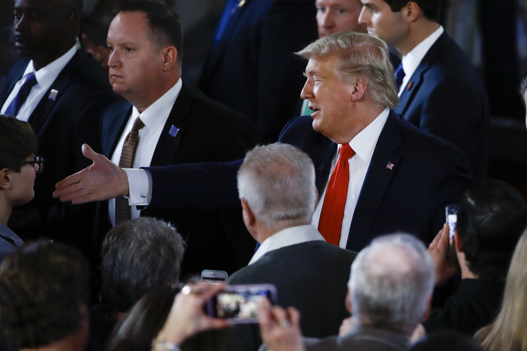 President Donald Trump Fox News Channel town hall in Scranton ...